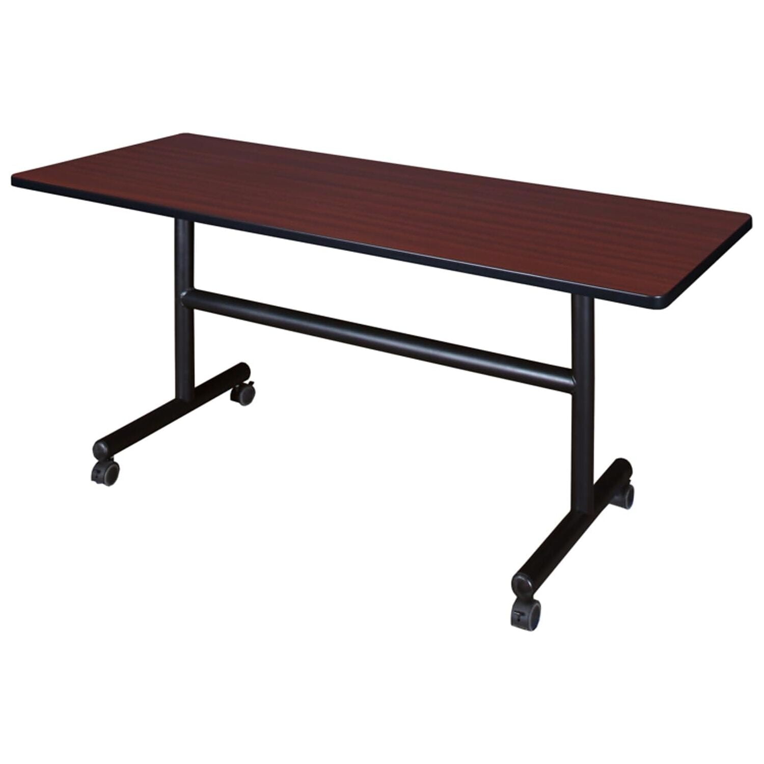 HomeStock Southwestern Style 60" Flip Top Mobile Training Table ...