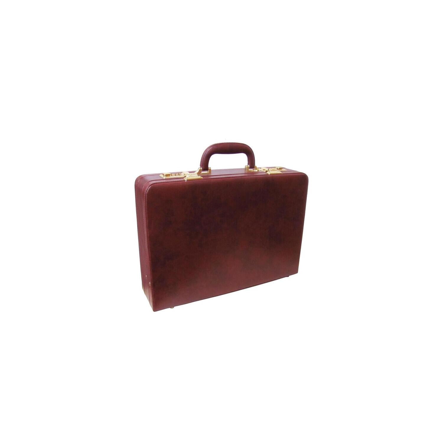 HomeStock Southwestern Style Executive Faux Leather AttacheD Case, Two ...