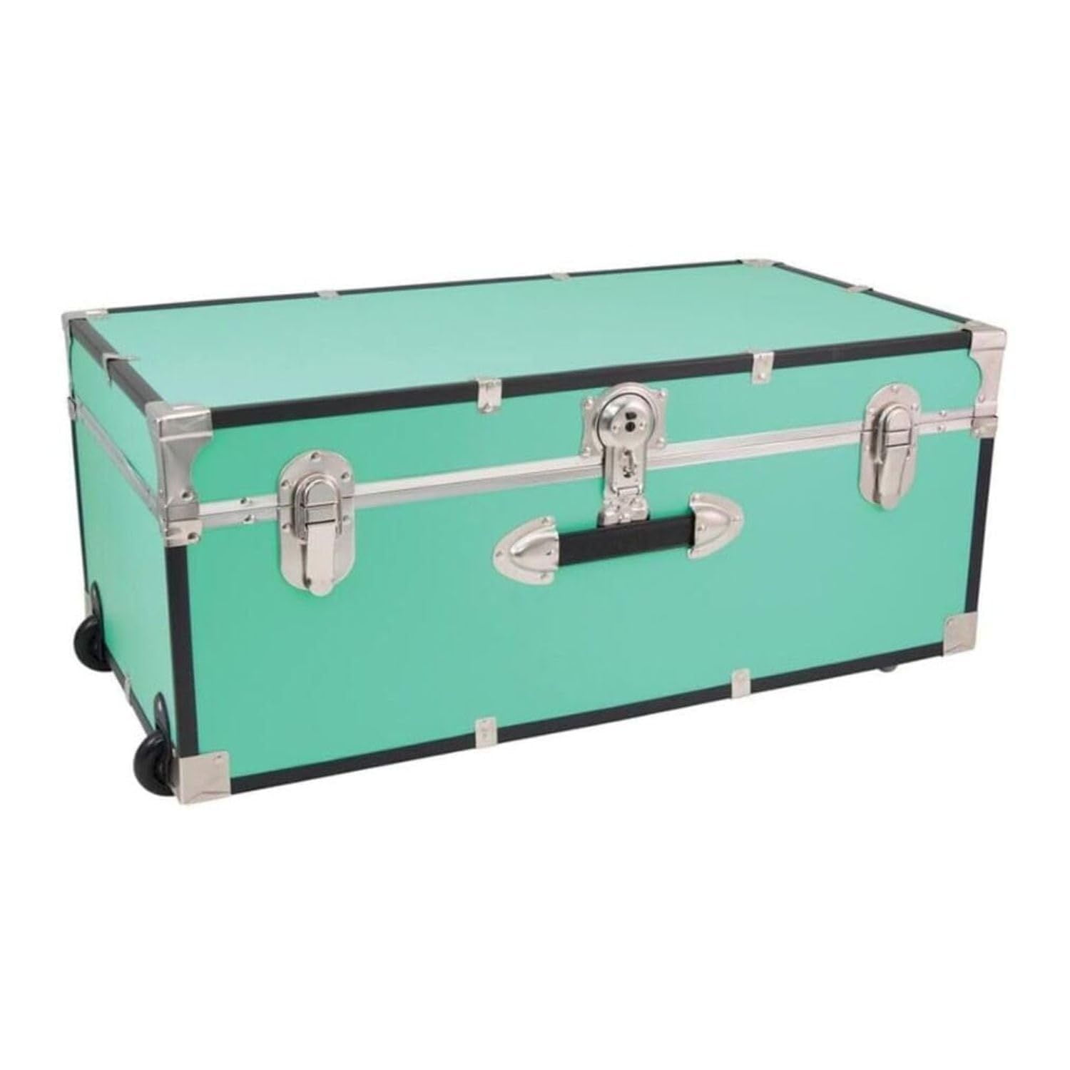 HomeStock Rustic Romance Heavy Duty 30" Under Bed College Storage Trunk ...