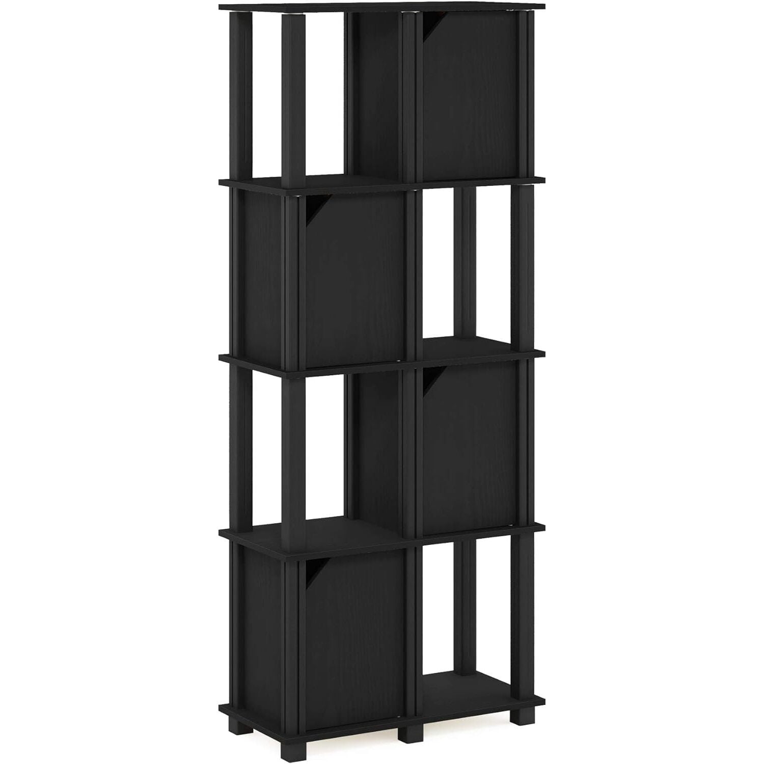 Homestock Victorian Elegance 5 Tier/4 Doors Storage Shelf With Doors ...