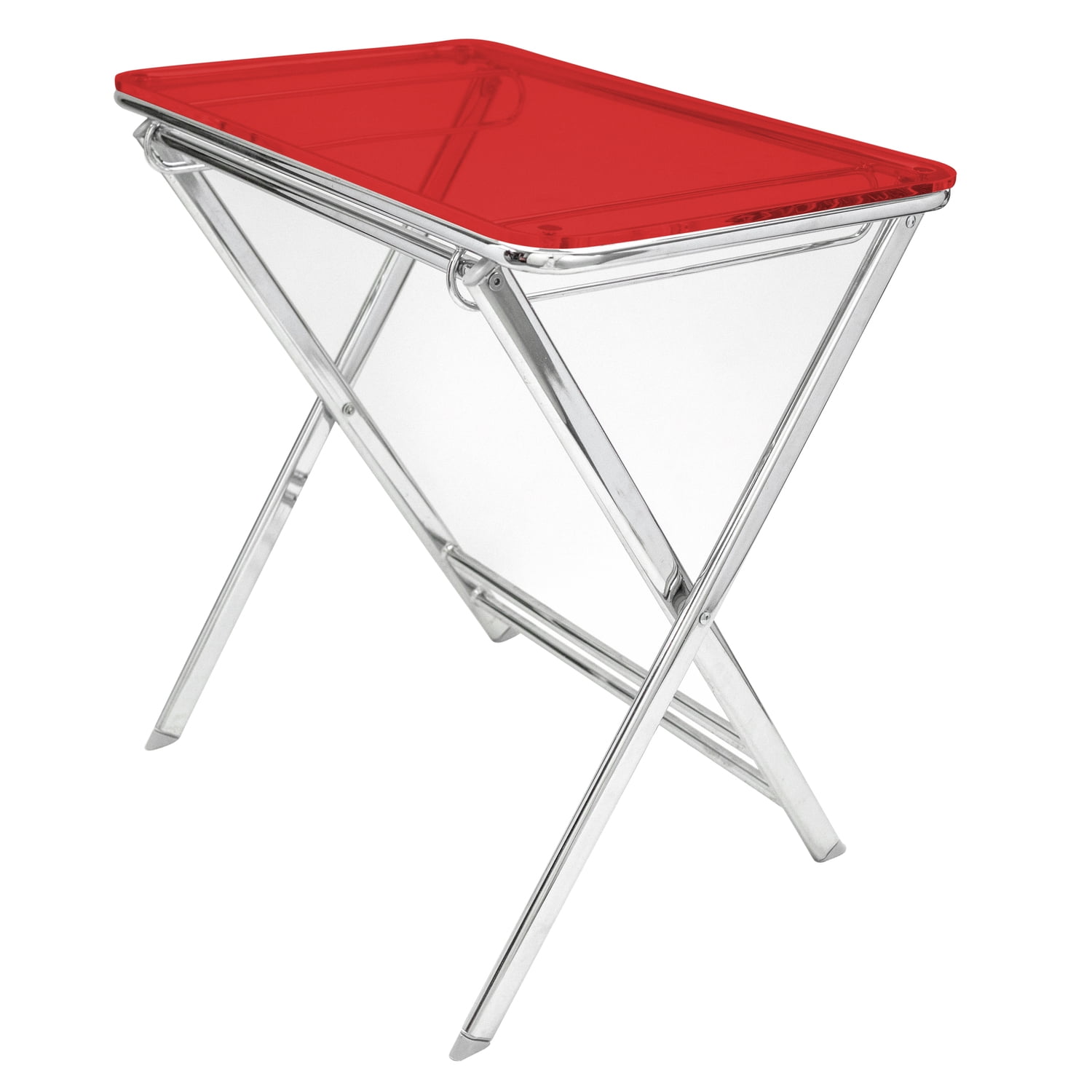 HomeStock Suburban Sophistication Foldable End Side Table Tray ...