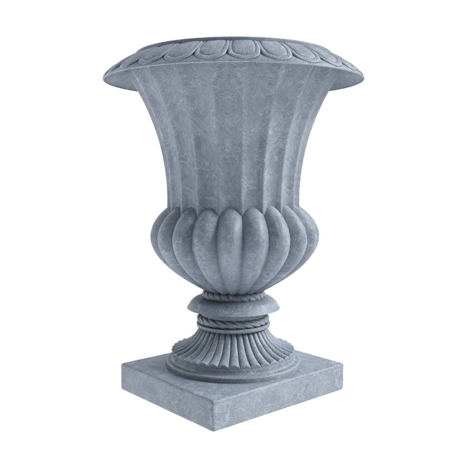 HomeStock Suburban Sophistication Poly Fiberstone Planter in Aged ...