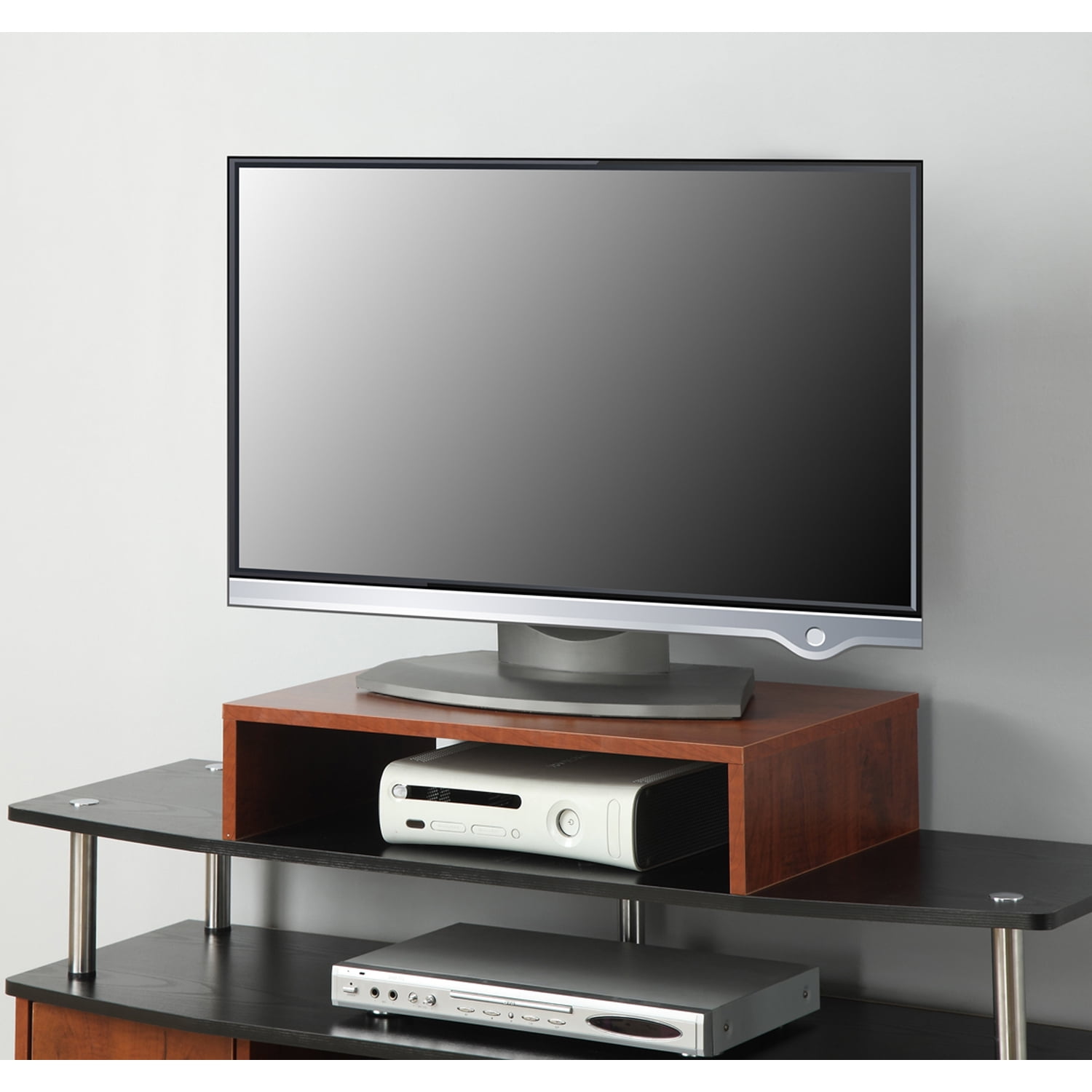 HomeStock Timeless Tradition Small TV / Monitor Riser - Finish:Black ...