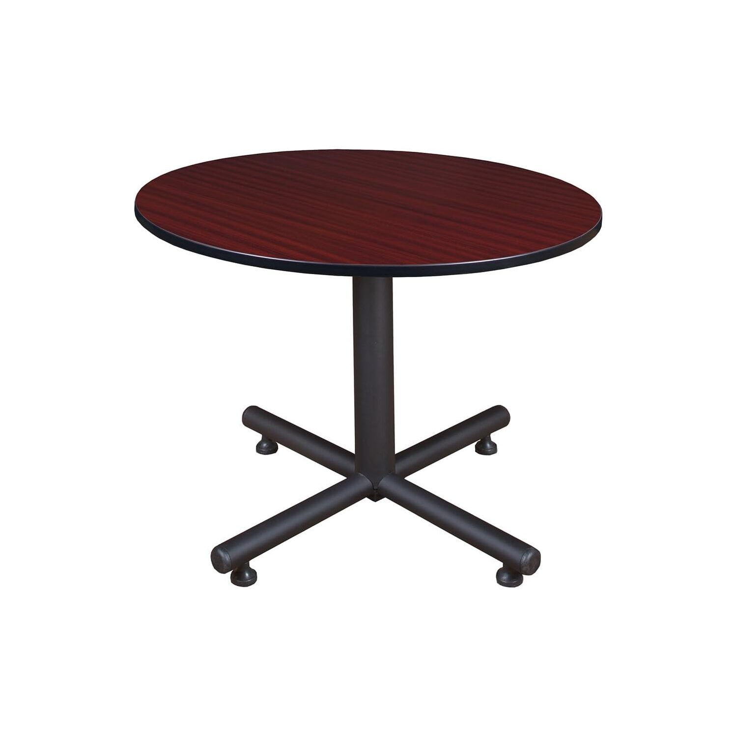 HomeStock Timeless Trends 48" Round Breakroom Table- Mahogany ...