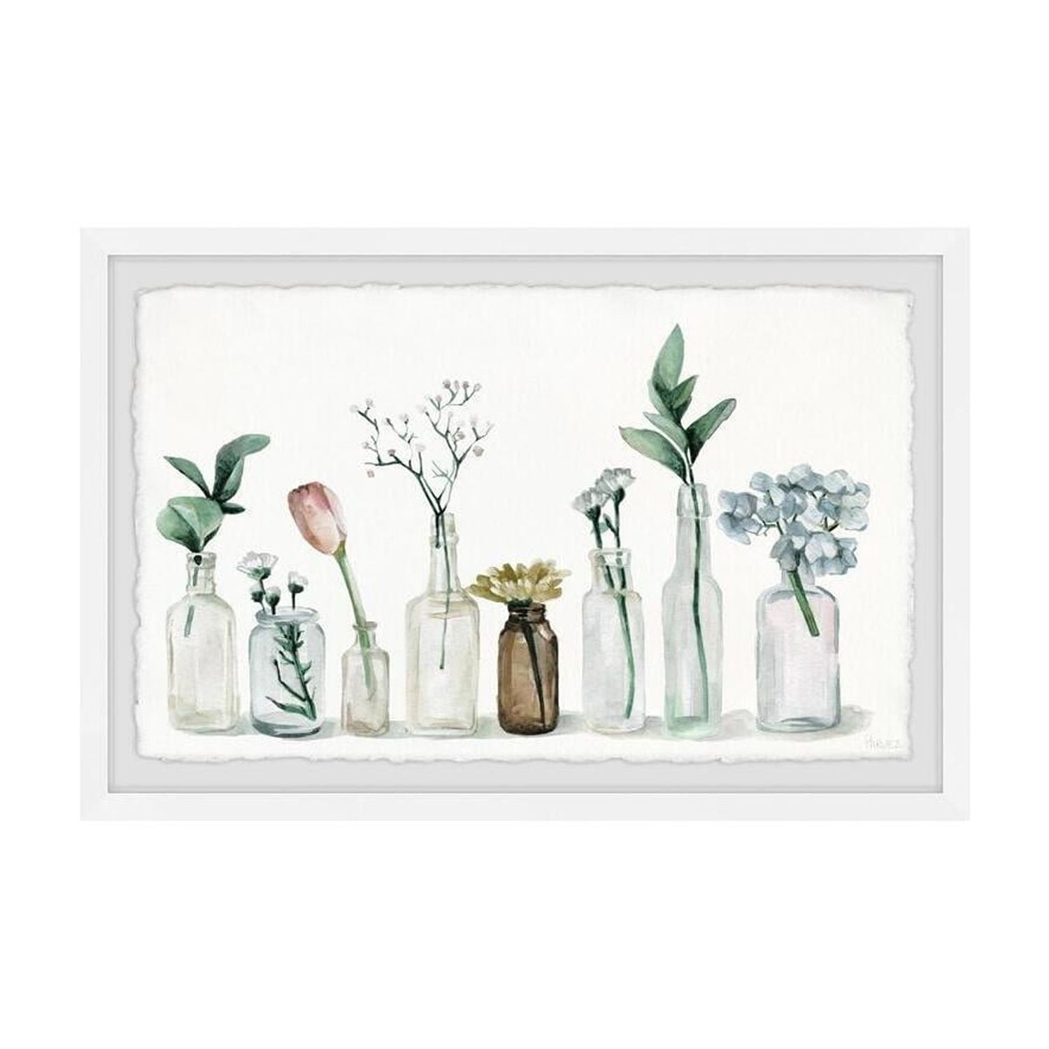 HomeStock Timeless Trends Single Stem Framed Painting Print ...