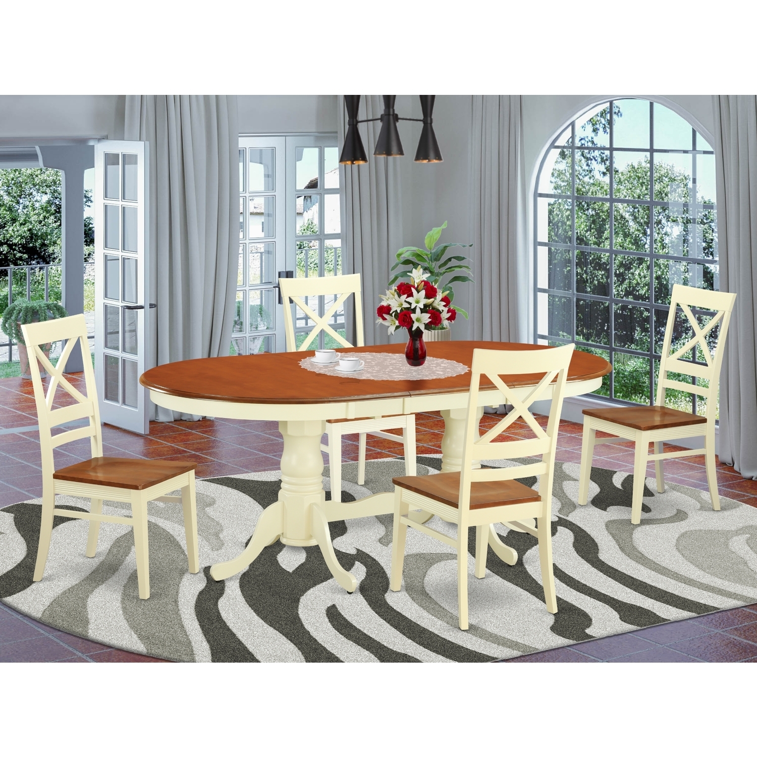 Dining Room Set with Table and Chairs - Modern Furniture for Home - Walmart.com