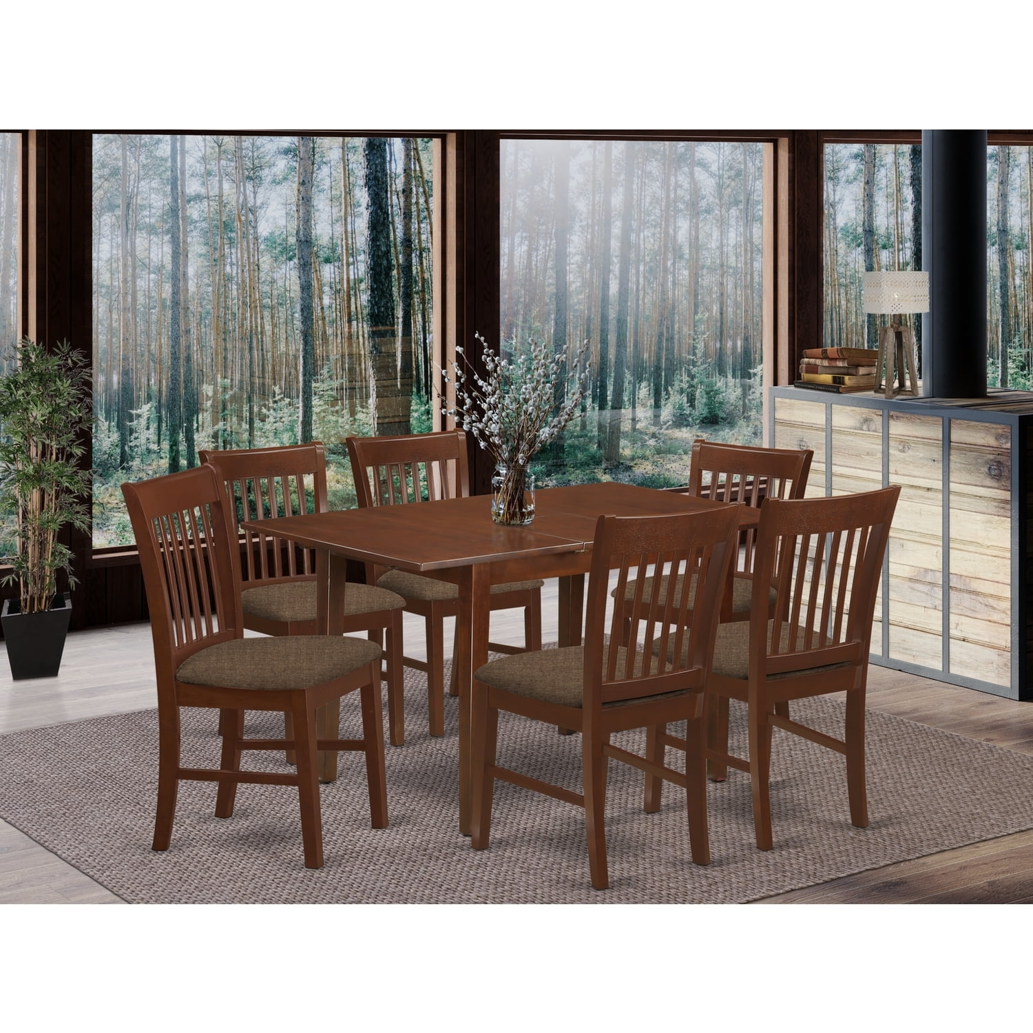 Dinette Set with Chairs - Small Kitchen Table Set - Tuscan Style Dining ...