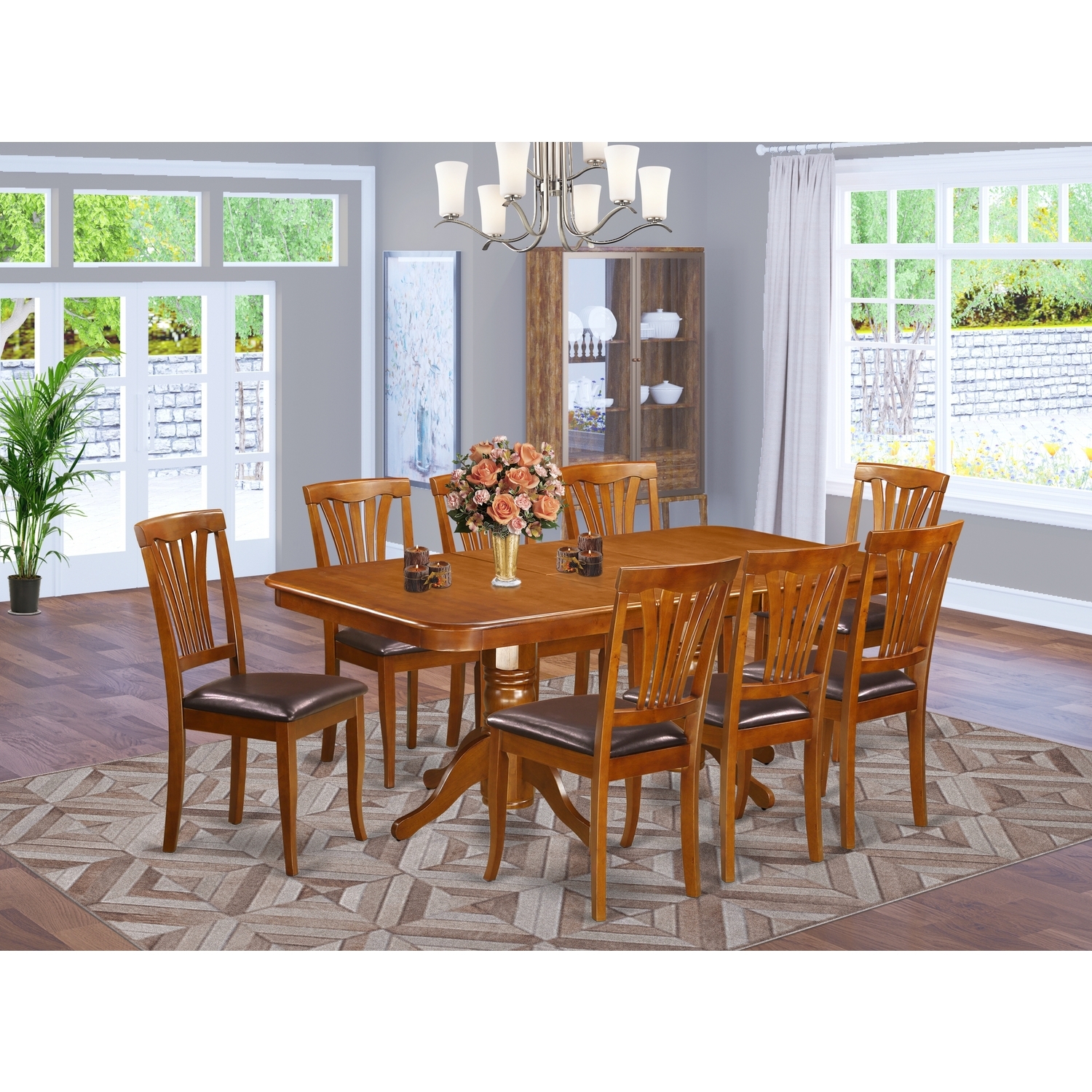 HomeStock Urban Upmarket Dining Table Set - Walmart.com