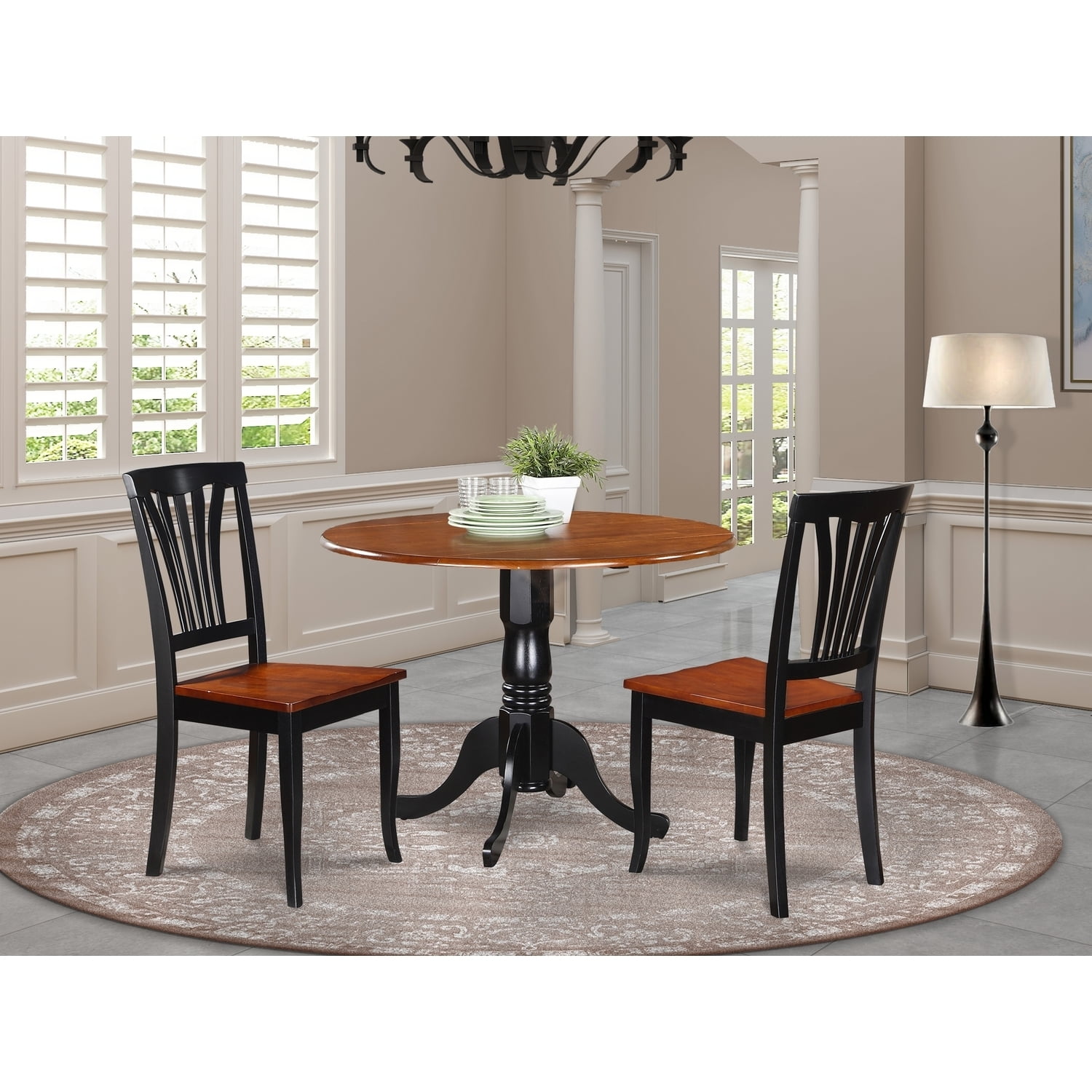 HomeStock Urban Upmarket Table Set-Dining Table And 2 HomeStock Chairs ...