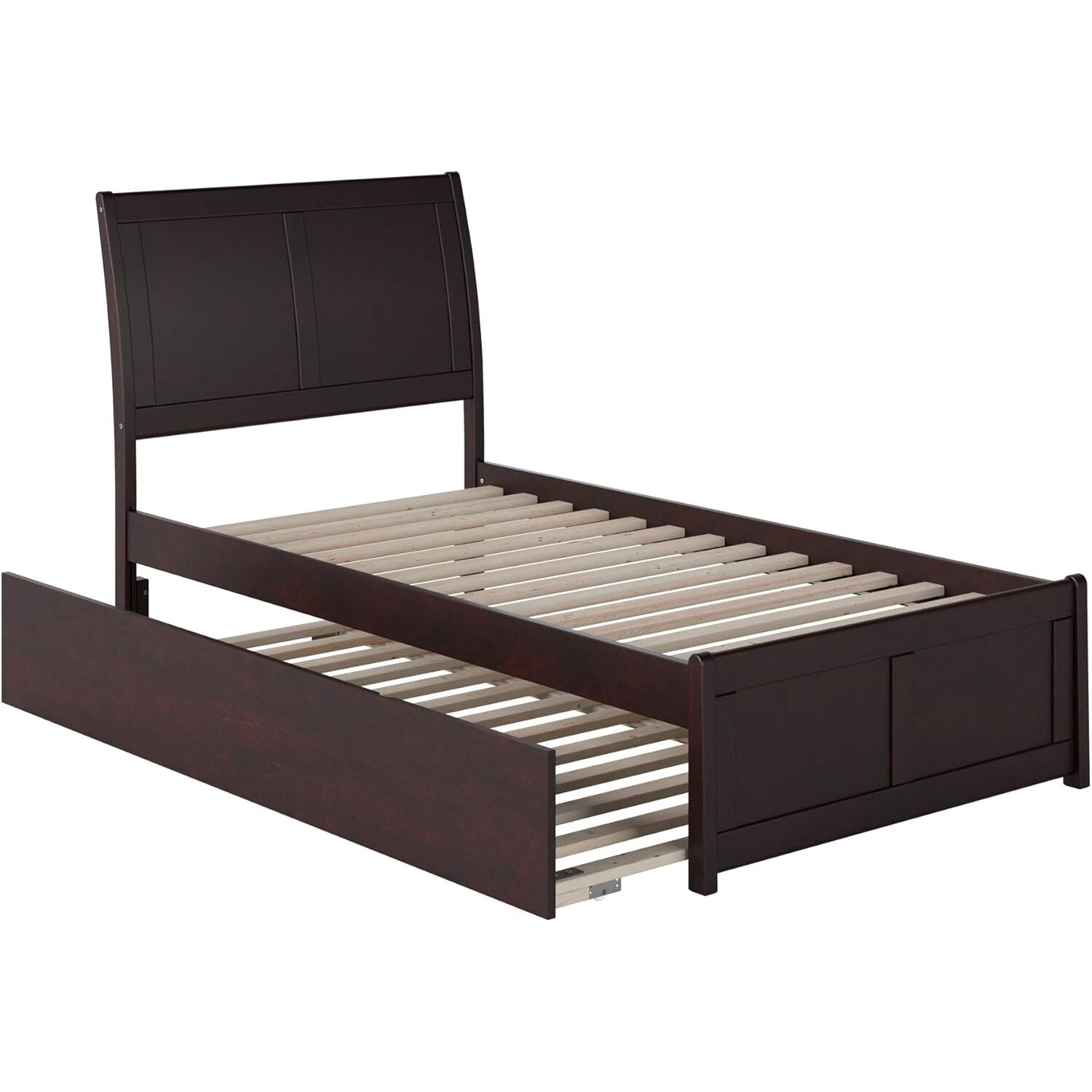 HomeStock Variety Twin Extra Long Platform Bed with Matching Footboard ...