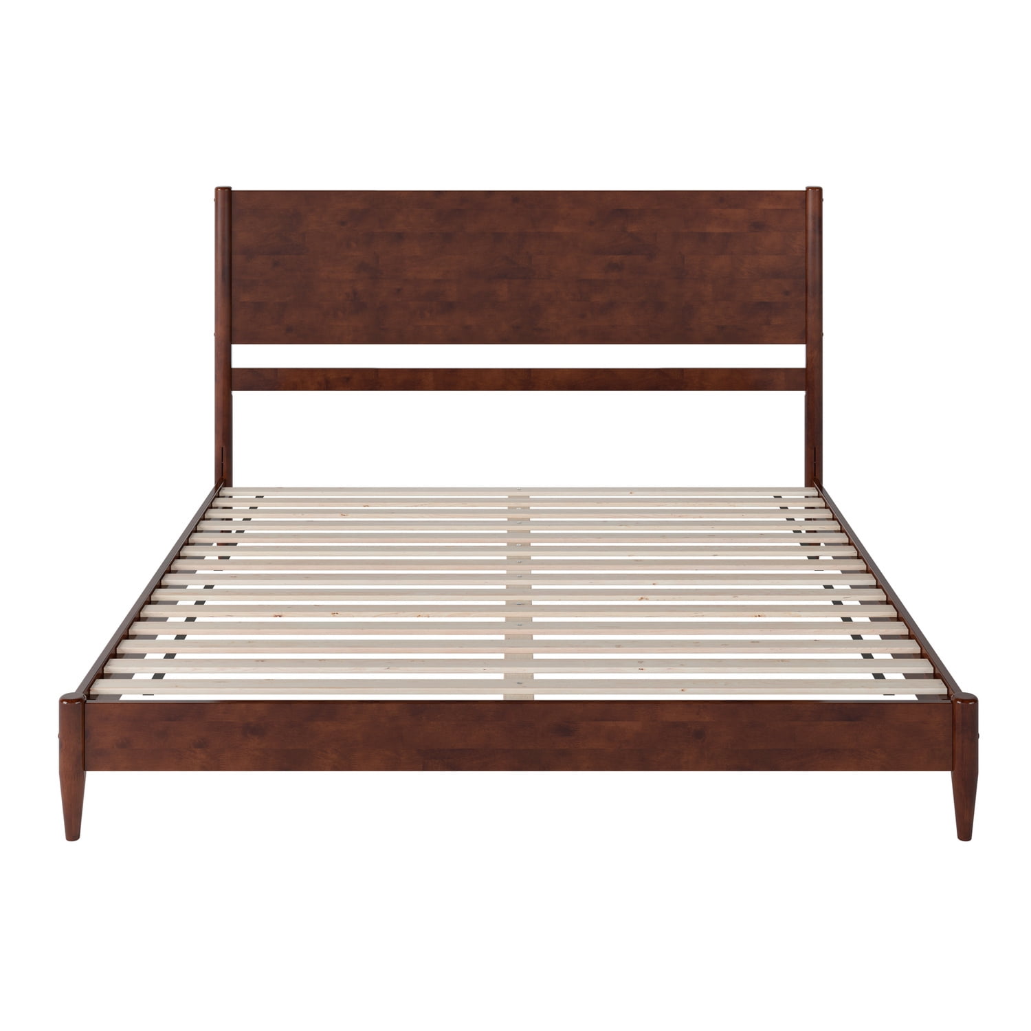 HomeStock Victorian Vibes King Solid Wood Low Profile Platform Bed in ...