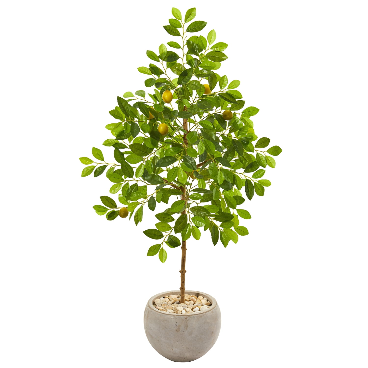 HomeStock Victorian Vintage 54In. Lemon Artificial Tree In Sand Colored ...