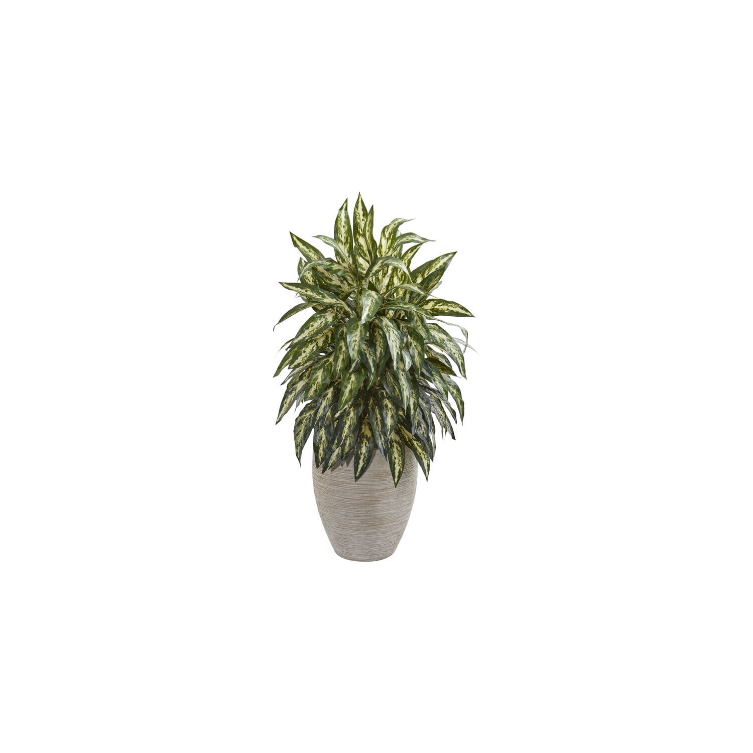 HomeStock Vintage Visions Artificial Plant In Sand Colored Planter ...