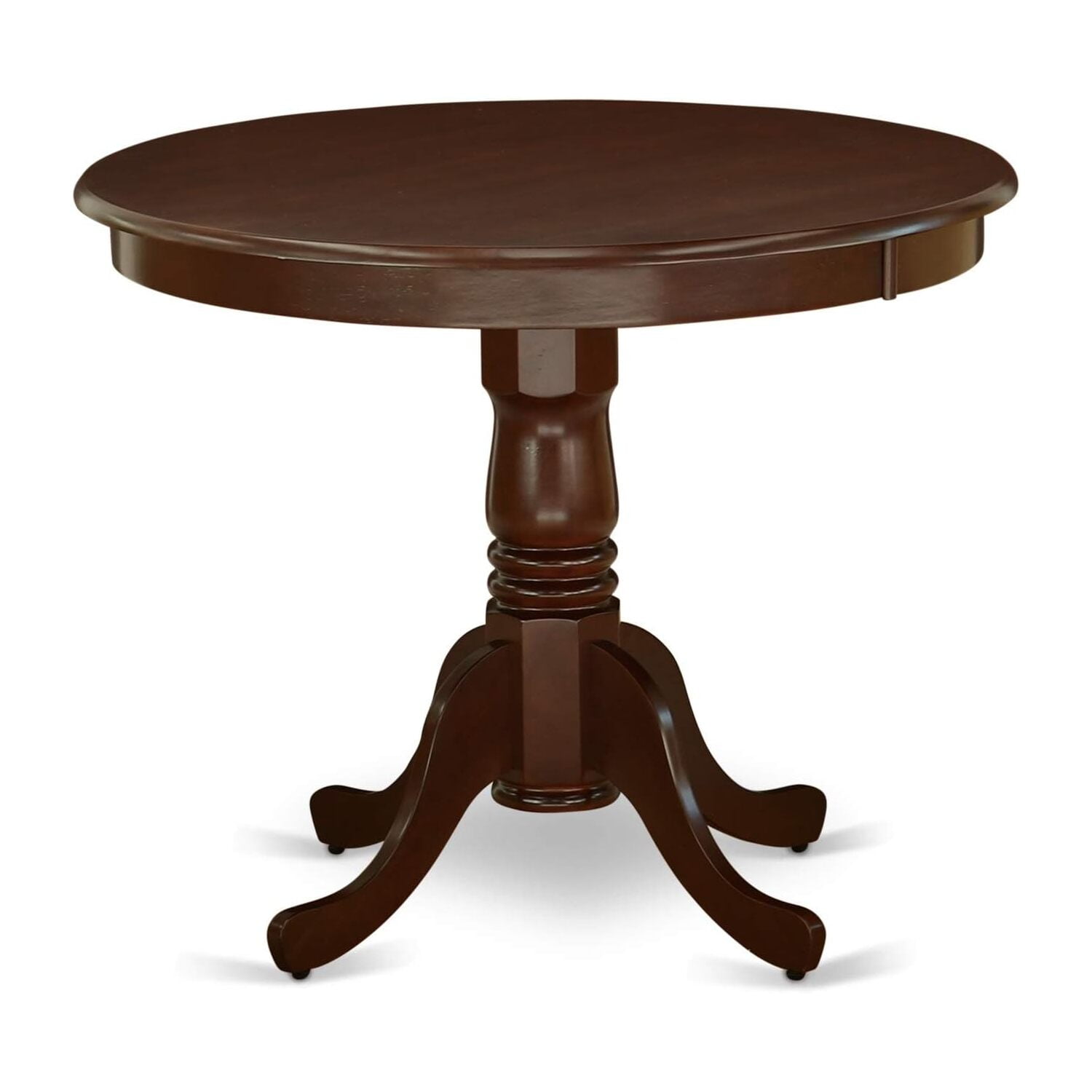 HomeStock Naturally Nice Round Dining Table Set With A 36" Tabletop And ...