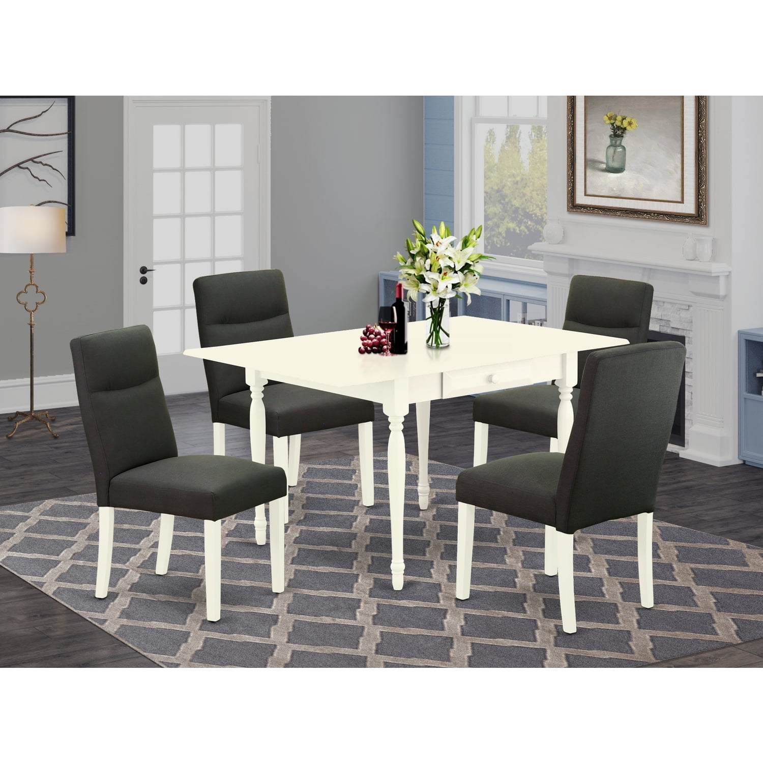 HomeStock Zen Zone 5Pc Dinette Sets For Small Spaces Offers A Small ...