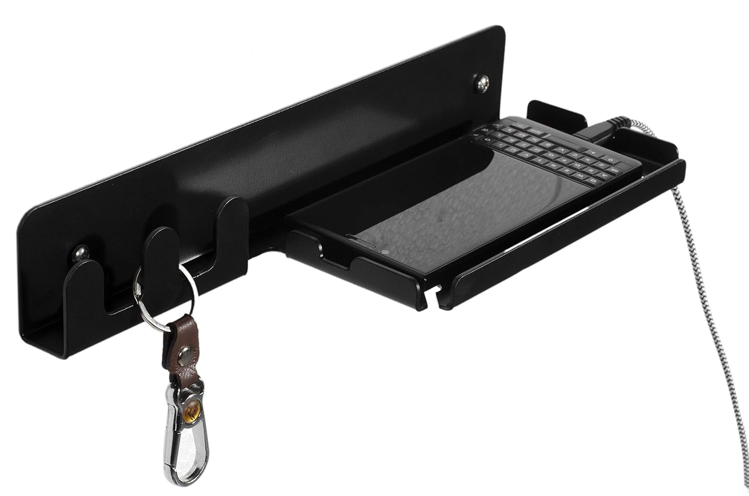 HomeStrap Multi Purpose Key Holder Mobile Holder Wall Shelf with Key ...