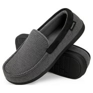 LORDFON Memory Foam Mens Slippers Slip-On House Slippers - Walmart.com