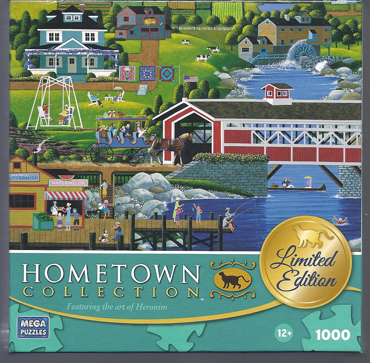 HomeTown Collection: Covered Bridge 1000 Piece Puzzle - Walmart.com