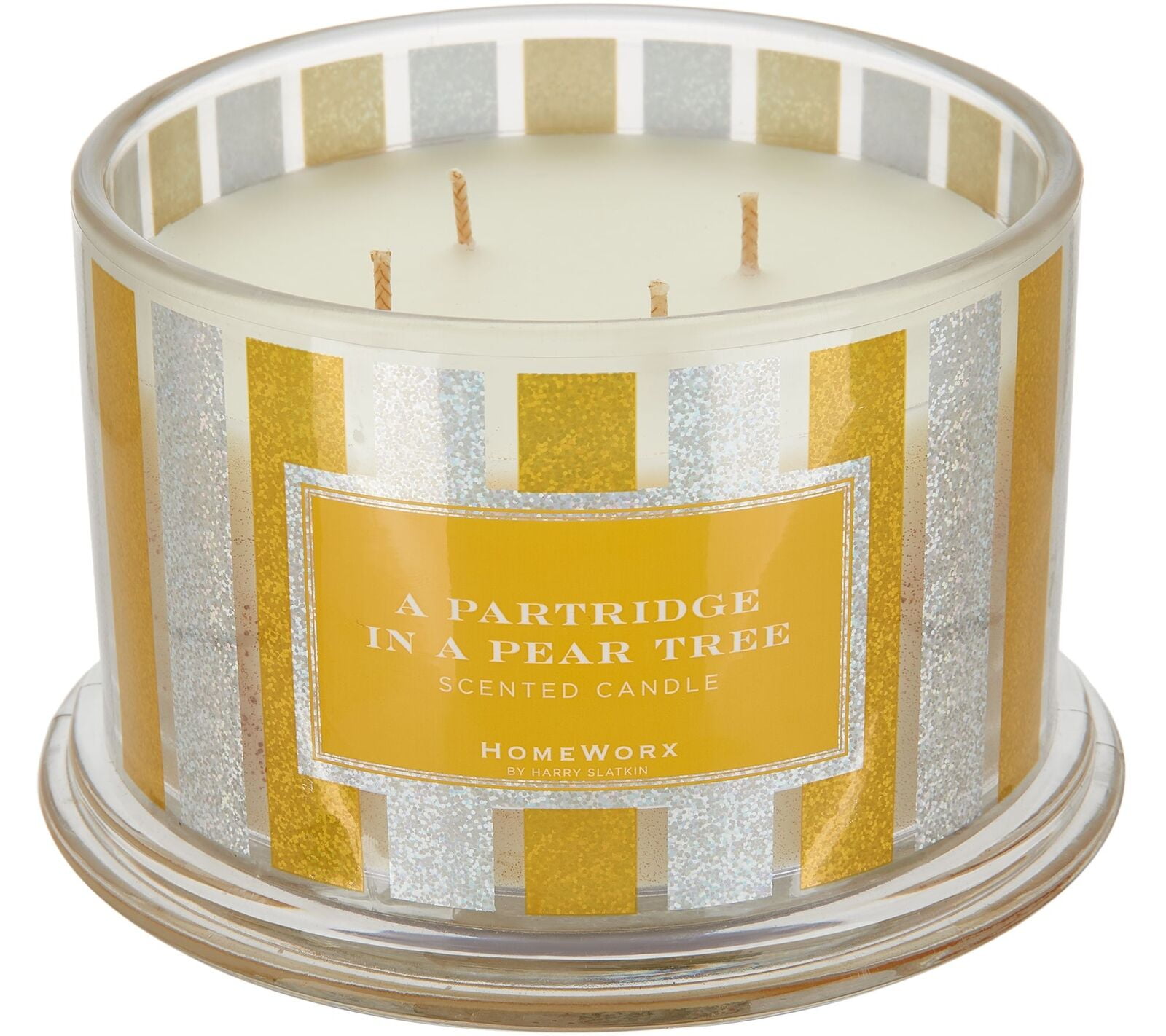 HomeWorx by Harry Slatkin 18oz Pear Tree 4-Wick Candle - Walmart.com