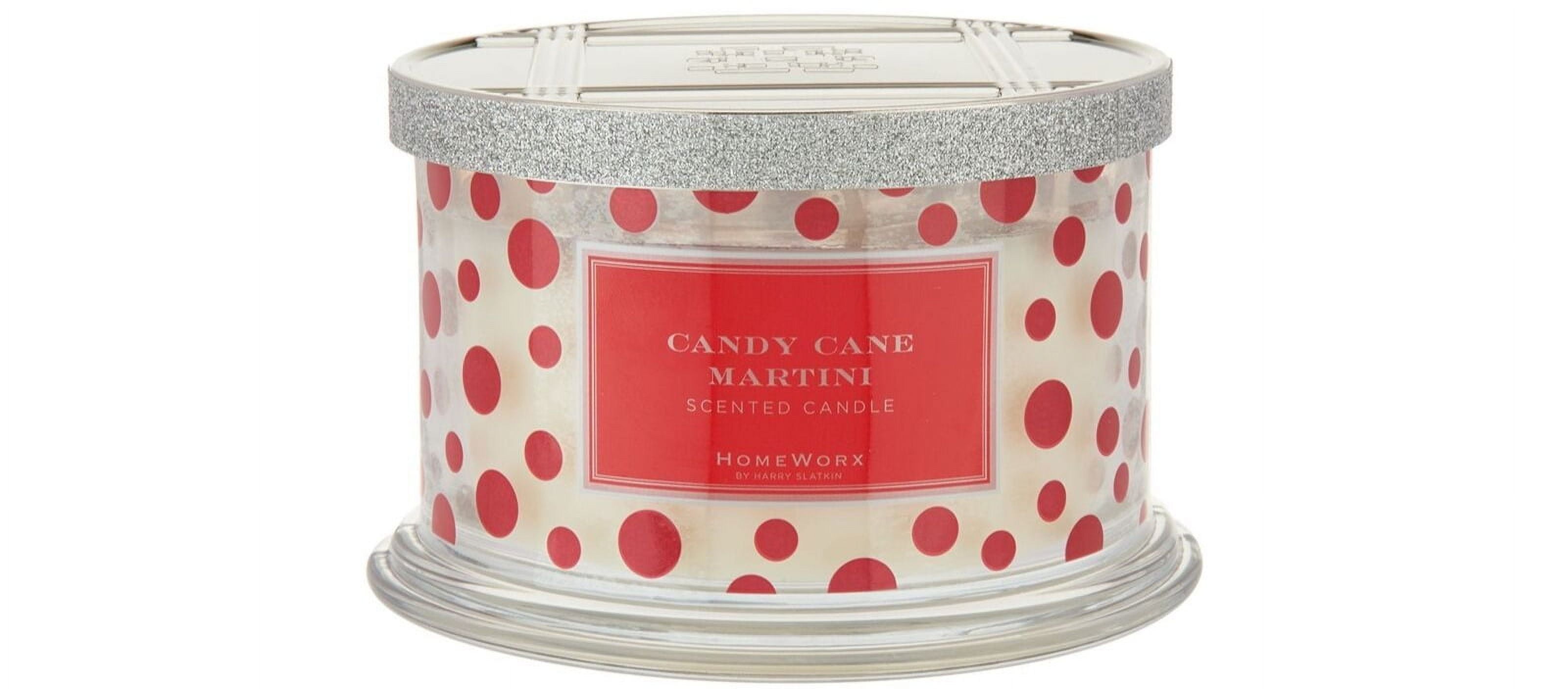 HomeWorx by Harry Slatkin Cocktail 4-Wick Candle Candy Cane Martini ...