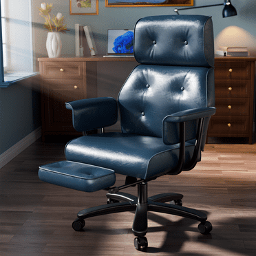 PUKAMI Ergonomic Heavy Duty Office Chair, High Back PU Leather Desk ...