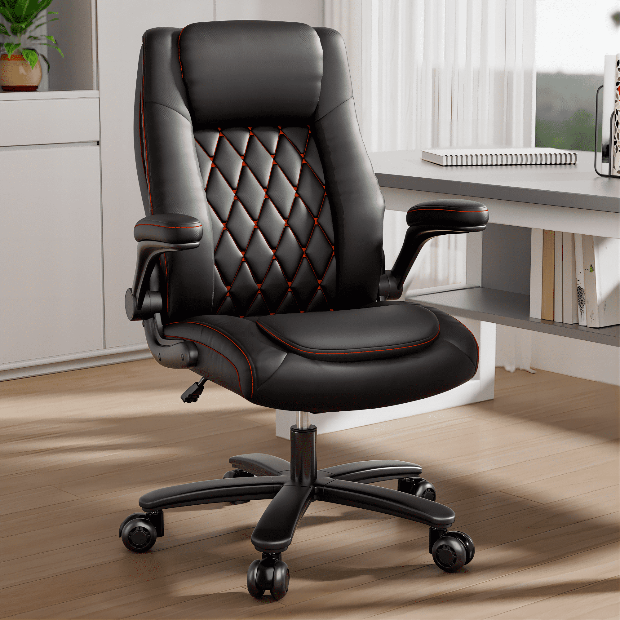 HomeZeer Executive Office Chair 400lbs, High Back Office Chair with ...