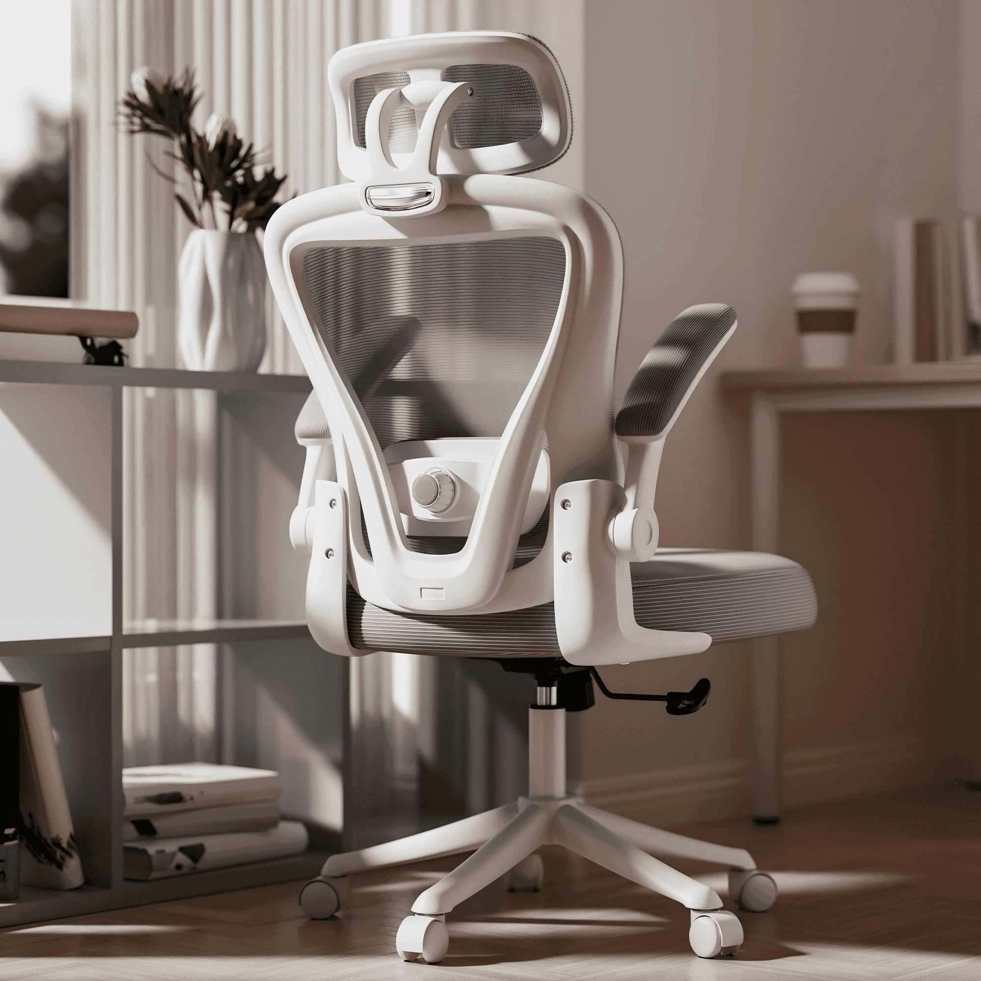 HomeZeer Ergonomic Mesh Office Chair with Lumbar Support, Adjustable ...