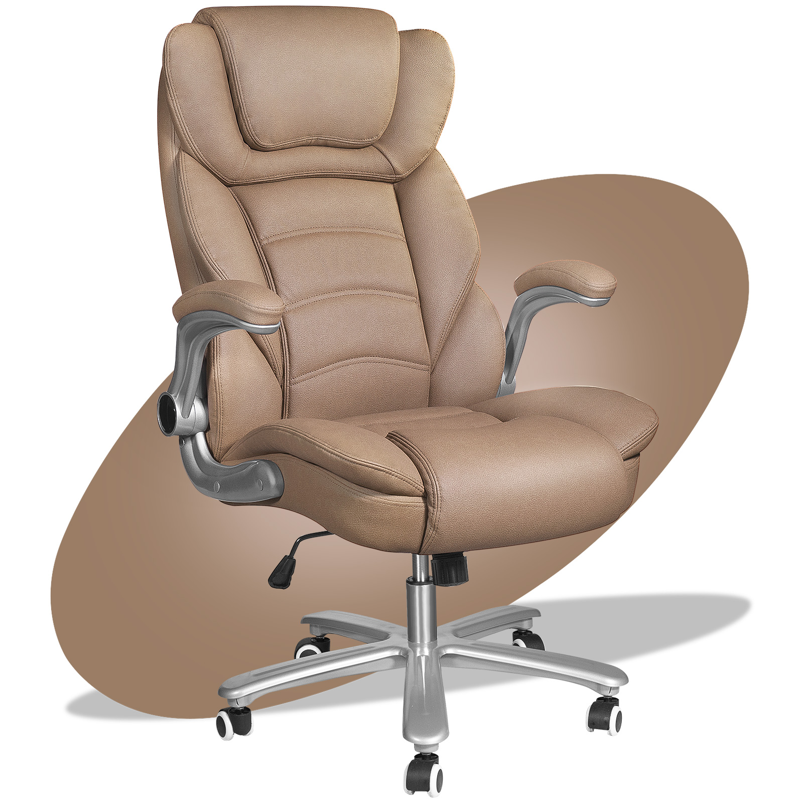 Neo Chair Chairman Ergonomic High Back Leather Computer Desk Executive ...