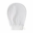 Homea Exfoliating Gloves 1 pcs White Bath Scrub Mitt for Body, Shower ...