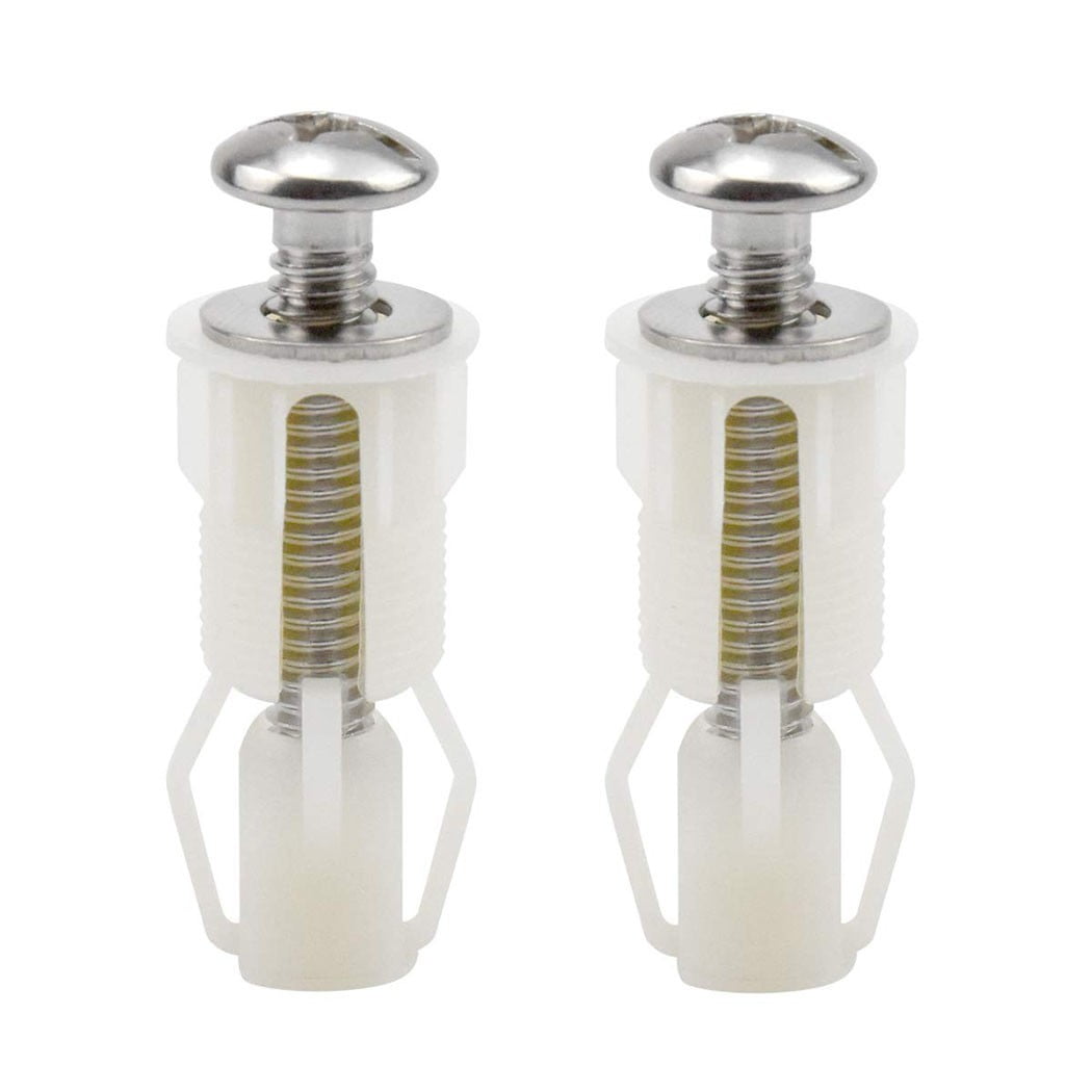 Homea Top Fix Toilet Seat Screws Kit - Stainless Steel Hinges with ...