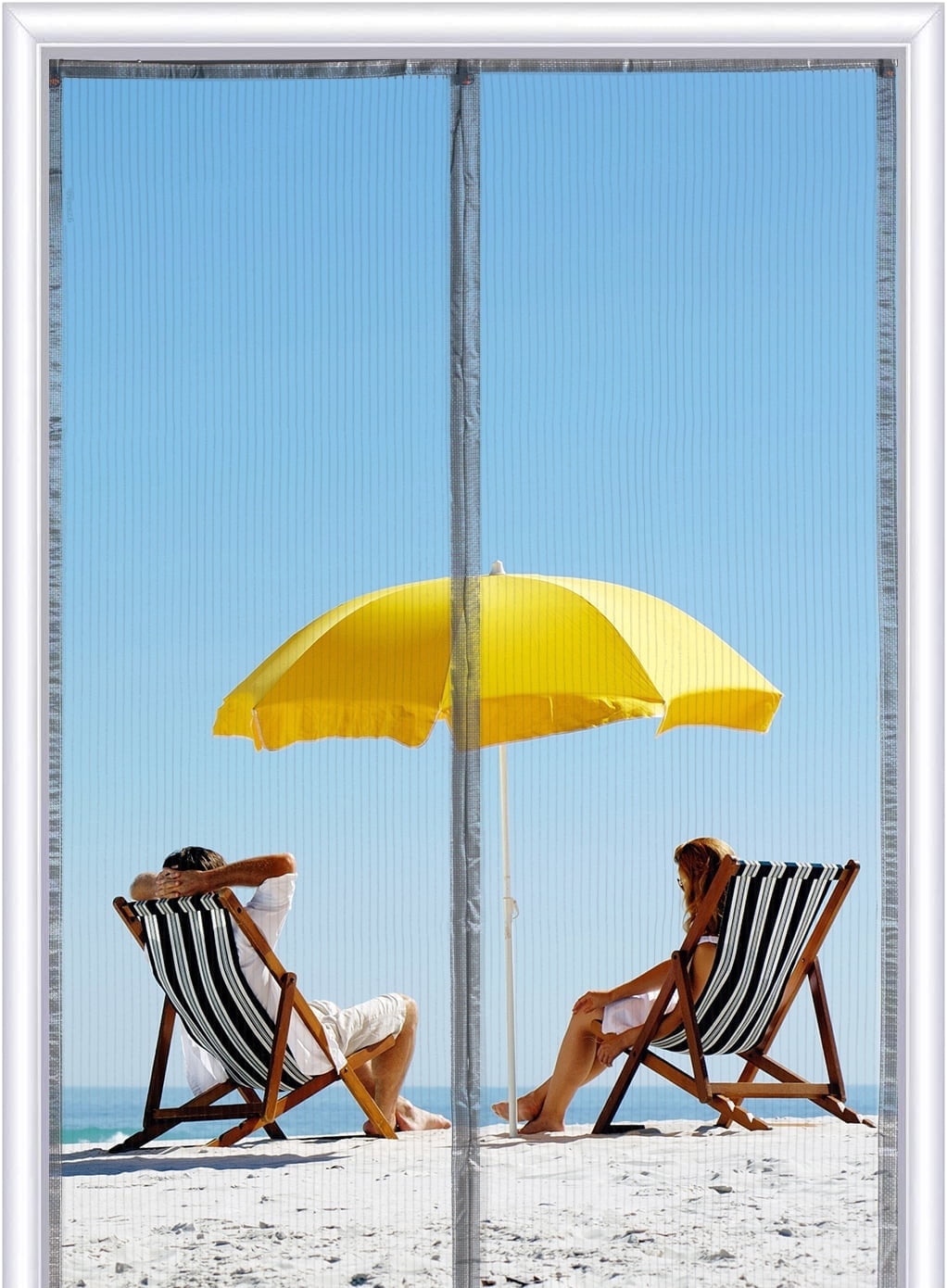 Homearda Magnetic Screen Door Diamond Mesh-2023 New Upgraded -Durable ...