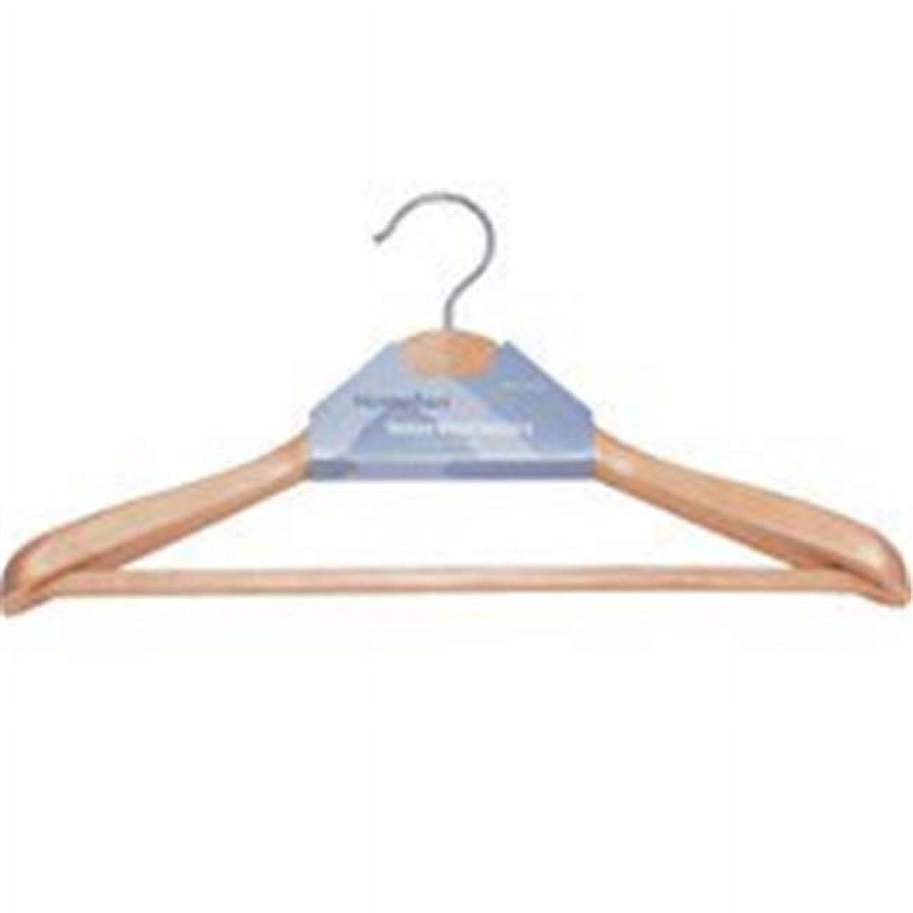 Homebasix HEA00046G-N Premium Suit Hanger, Natural - Walmart.com
