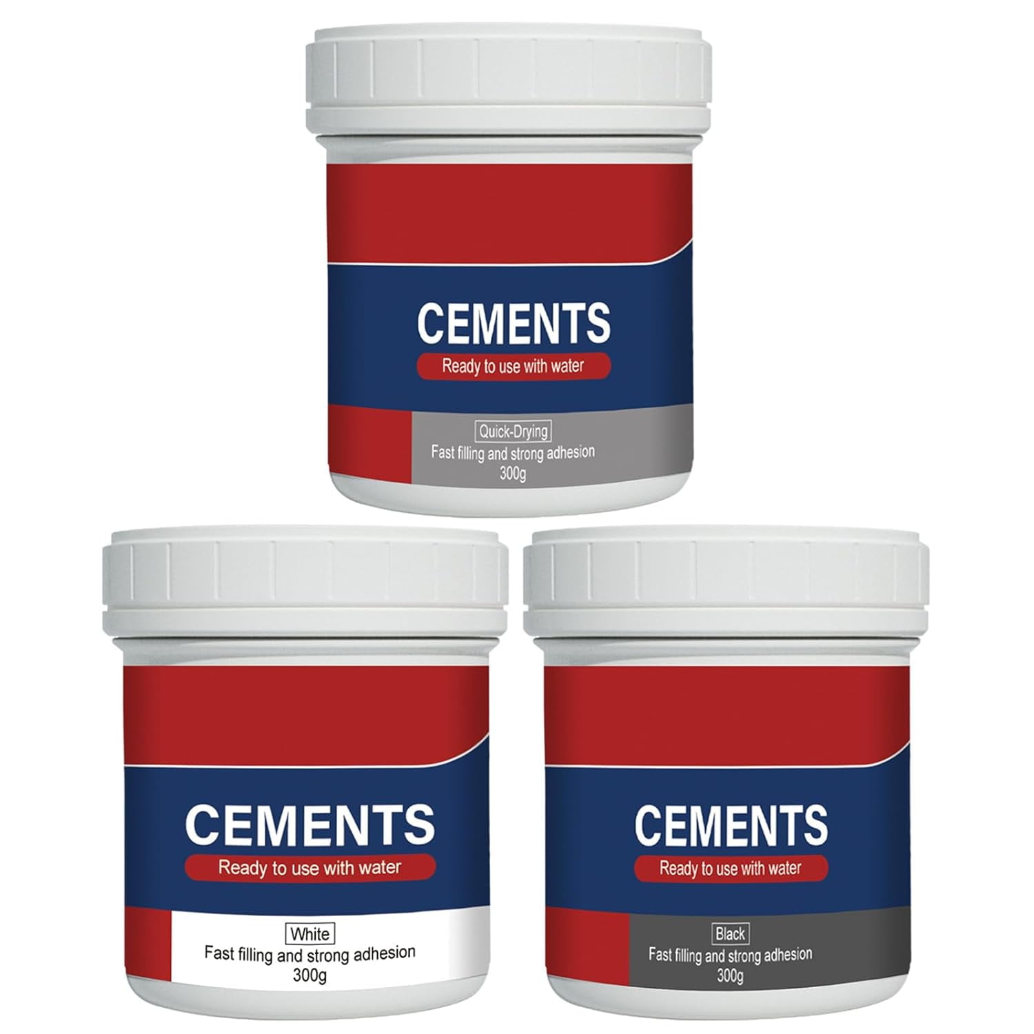 Homebbc Floor Quick Dry Waterproof Repair Cement, Quick Drying Cement Mortar, Road Quick Repair ...