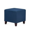 Homebeez Fabric Ottoman Square Footstool Padded Footrest Seat Sofa ...