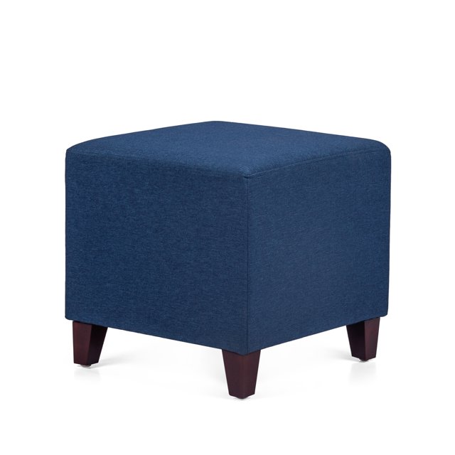 Homebeez Fabric Ottoman Square Footstool Padded Footrest Seat Sofa ...