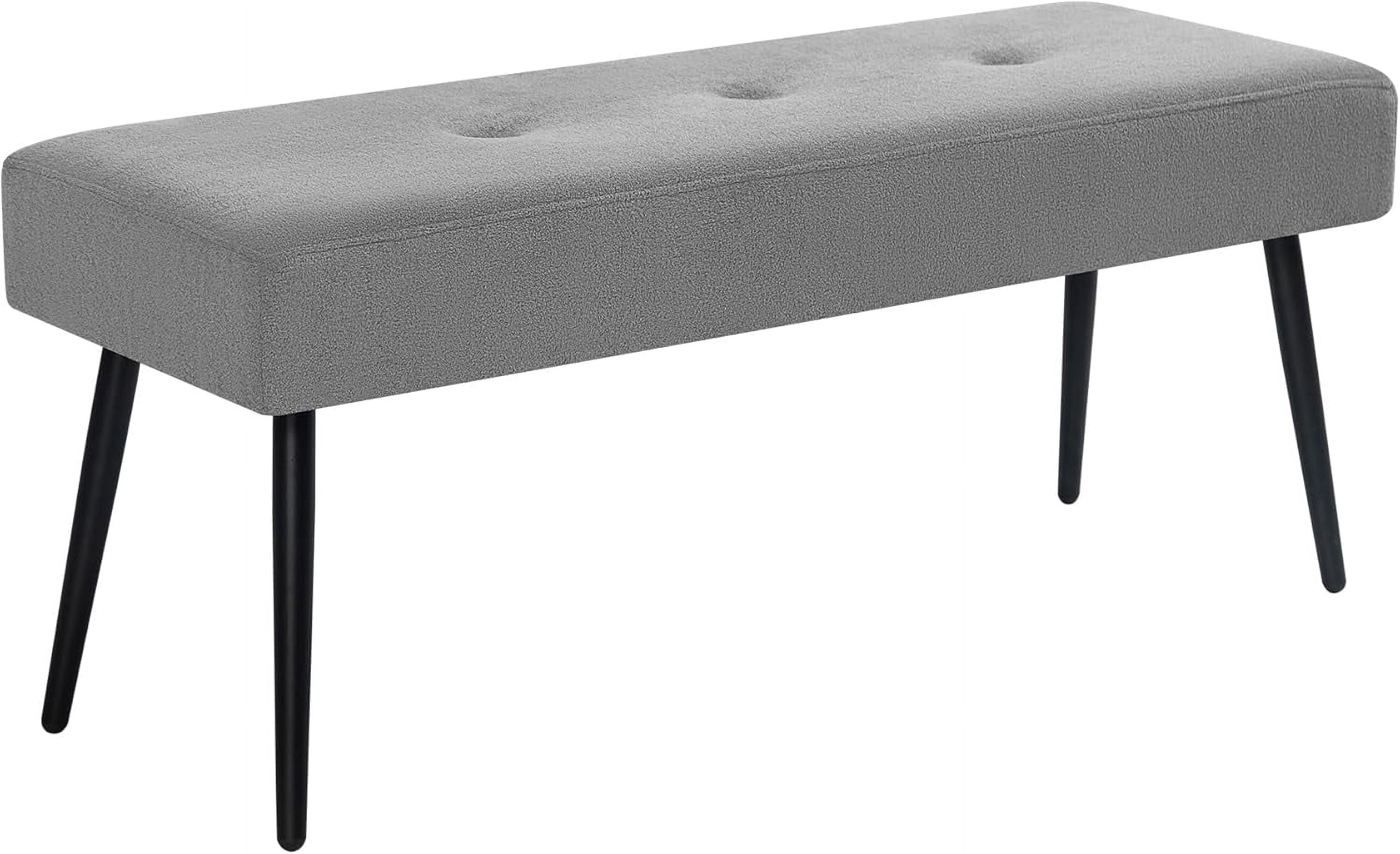Homebeez Ottoman Bench, End Foot of Bed Padded Upholstered Window ...