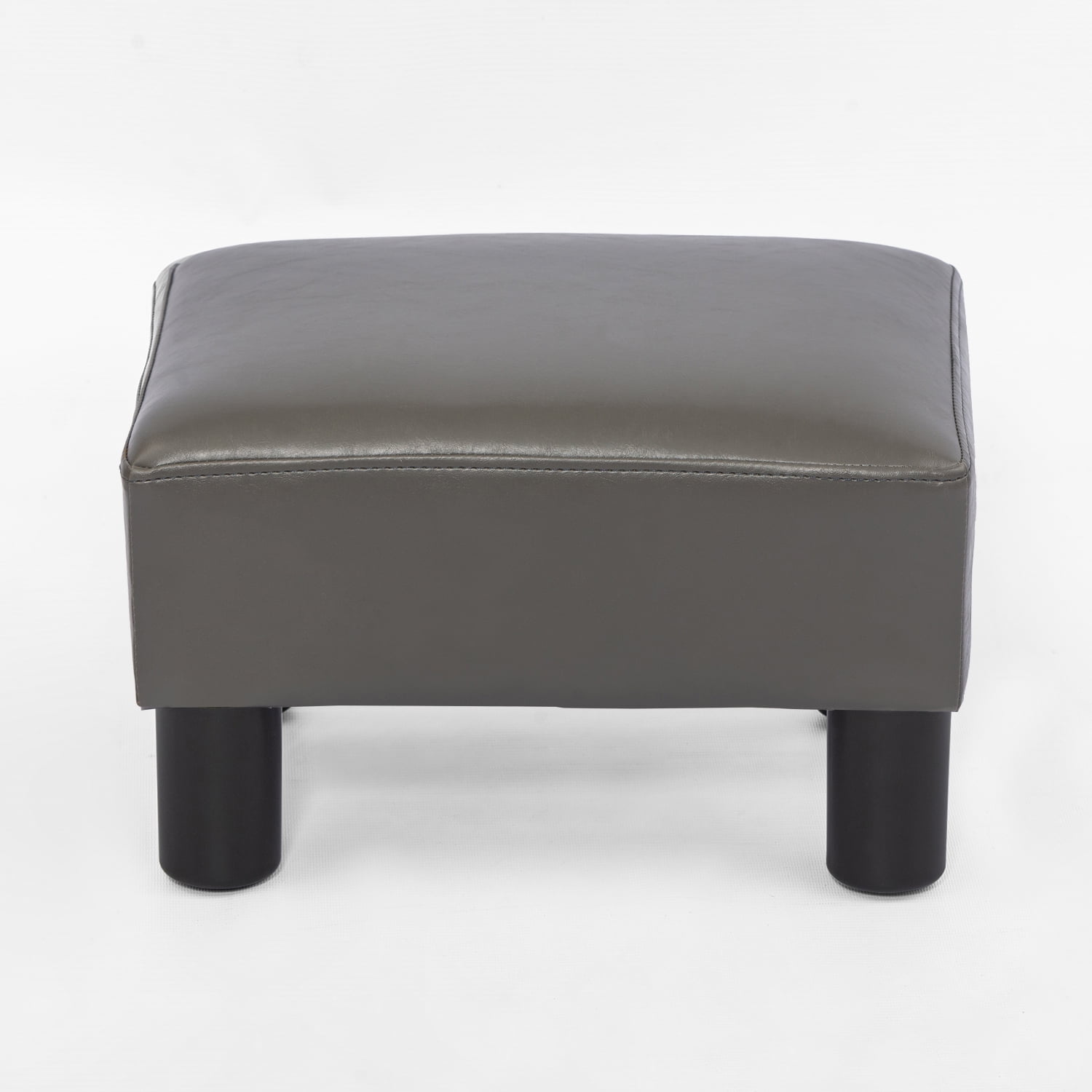 Homebeez Decorative Small PU Ottoman Footstool, Square Padded Foot Rest ...