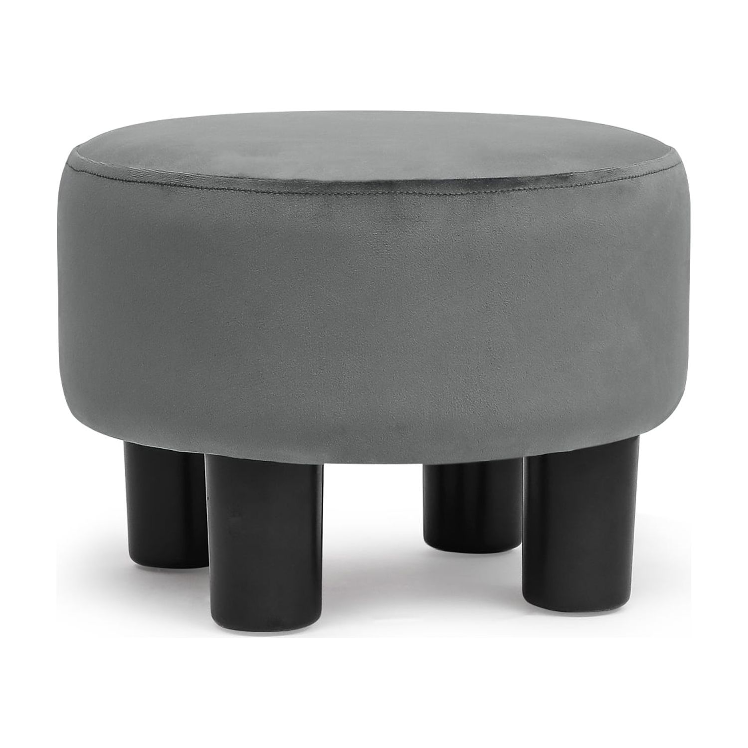 Homebeez Round Footstool Small Upholstered Ottoman Sofa Footrest Stool ...