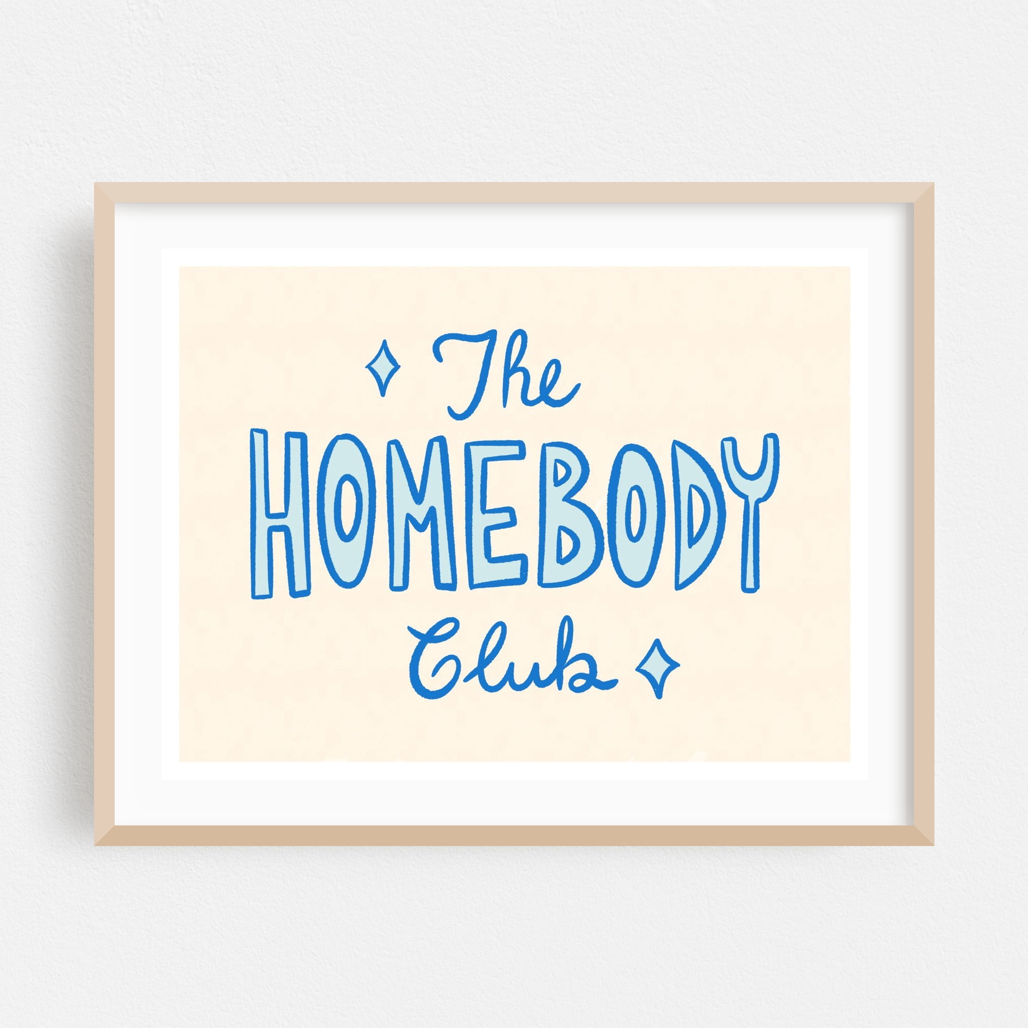 Homebody Haven - Digital Art Typography Quote Humor Illustration ...