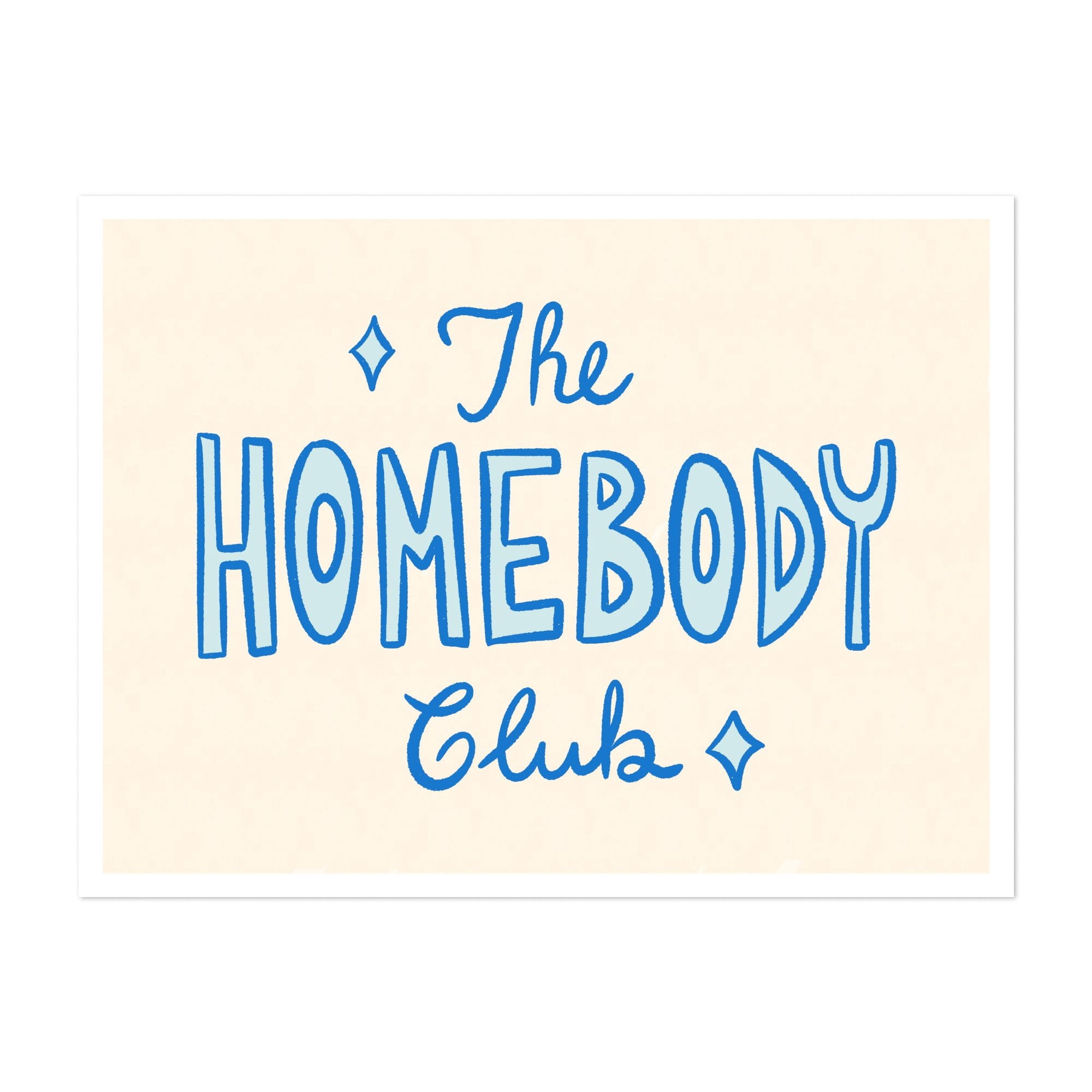 Homebody Haven - Digital Art Typography Quote Humor Illustration ...