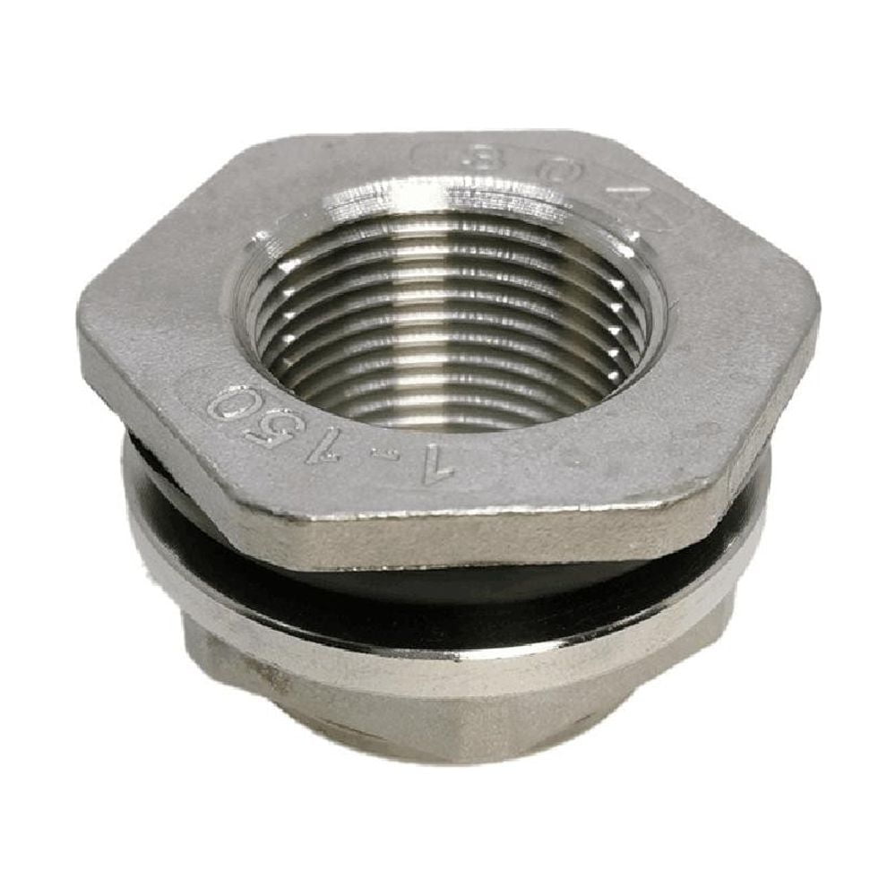 Homebrew Beer 304-Stainless Steel Weldless Bulkhead Tank Fitting 1/2, 3 ...