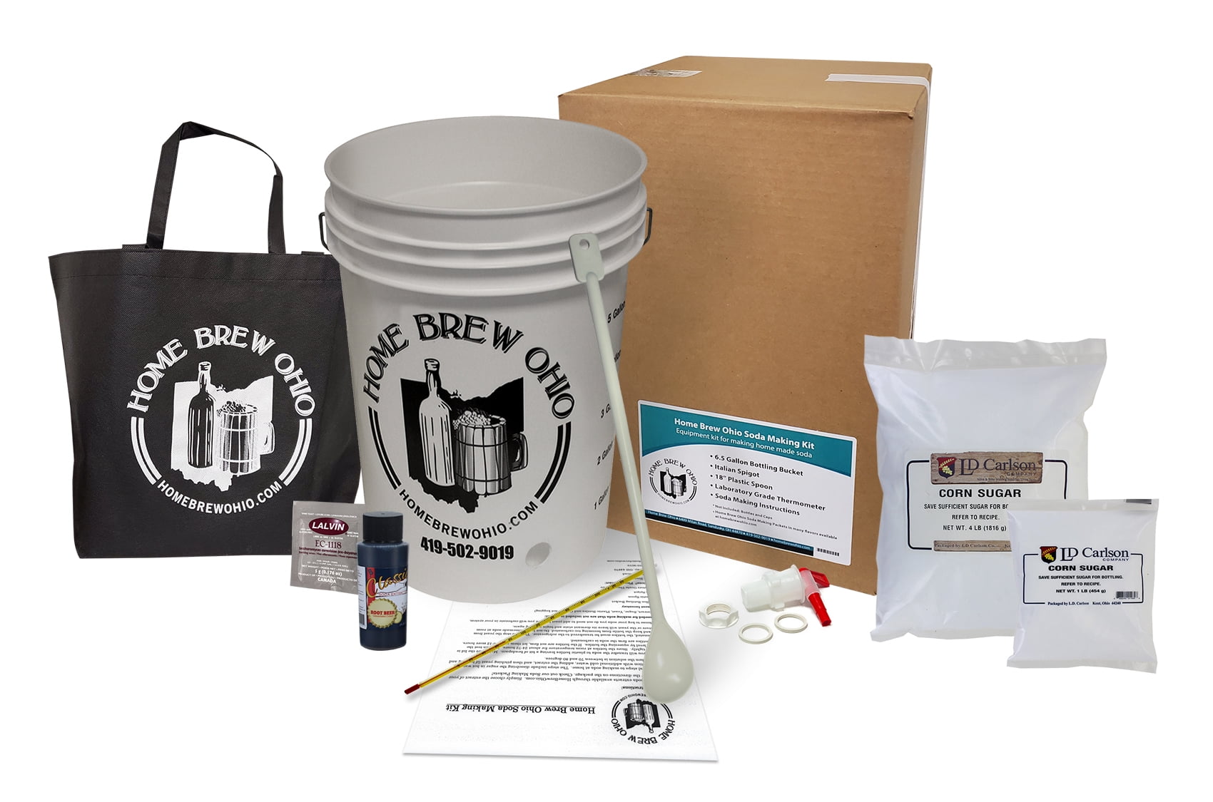 Homebrew Root Beer Pop Concentrated Extract, 2-Ounce Boxes (Pack of 3 ...