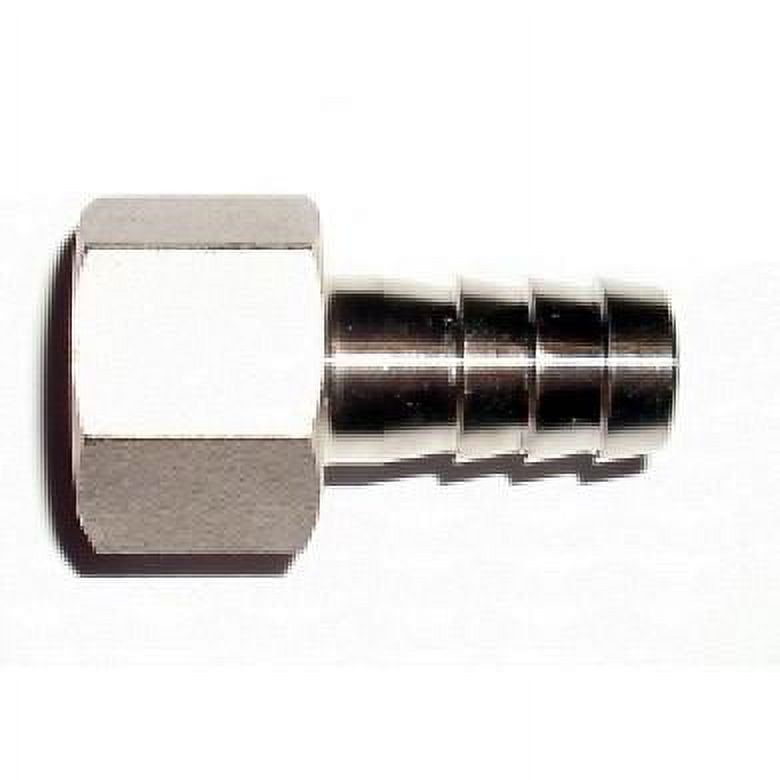 Homebrewstuff 1/2" Barb X 1/2" Female Adapter Stainless Homebrew ...