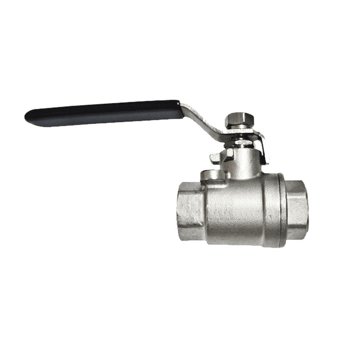 Homebrewstuff 1/2" NPT Stainless Steel Ball Valve Full Port Corrosion ...