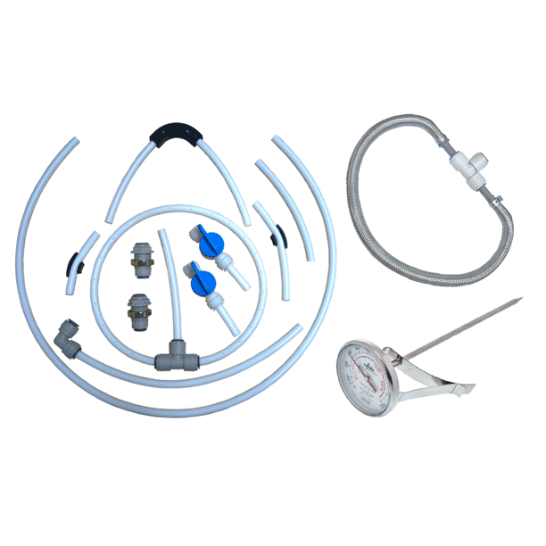 Homebrewstuff 5 Gallon Mash Tun & HLT Conversion Parts Kit For Homebrew ...