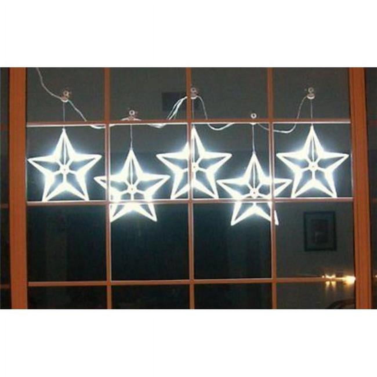 Homebrite 84036613656 5 x 10.50 in. Star LED Light - Strand White ...