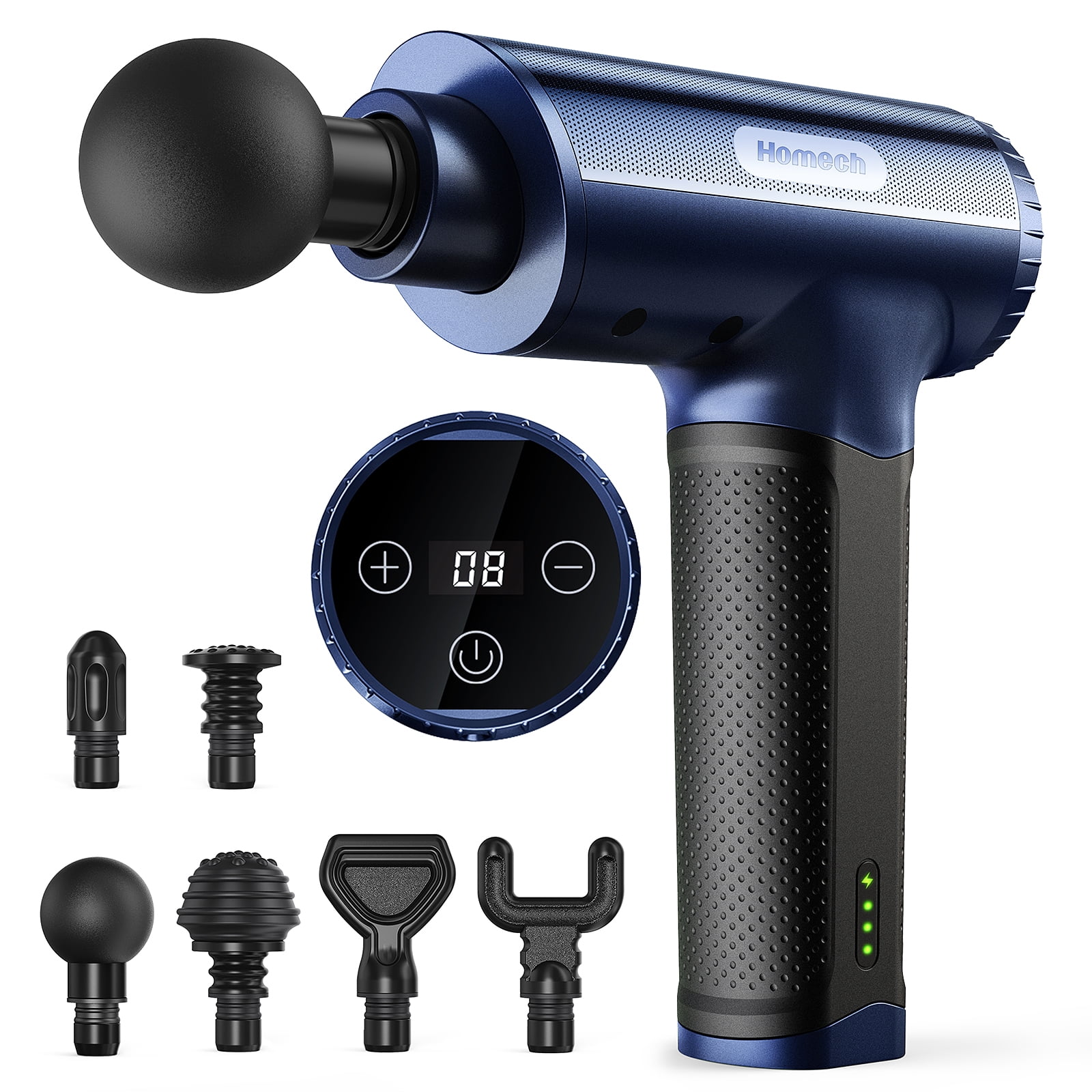 Homech Muscle Massage Gun, Percussion Massage Gun Deep Tissue Massager ...