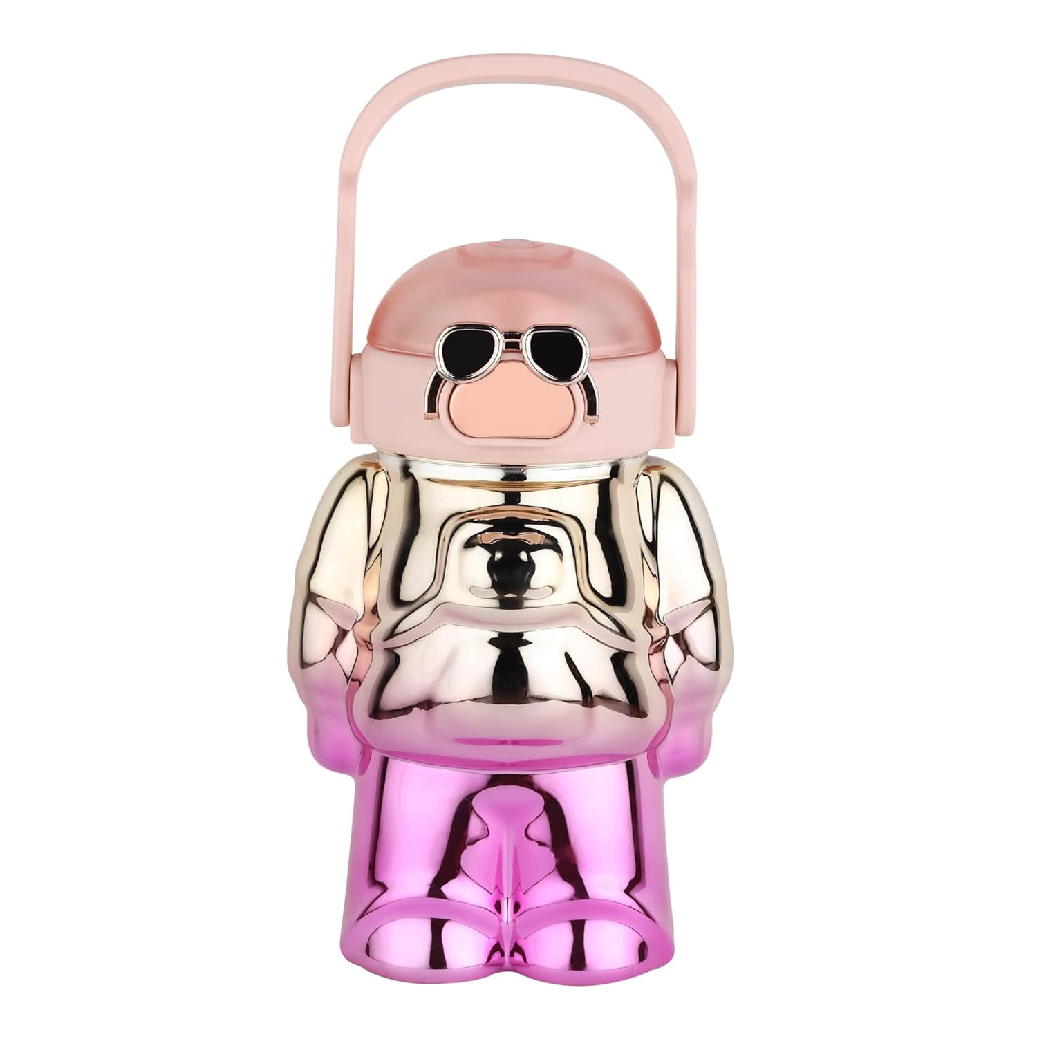 Homecloud Set Of 2Pc 1000 200Ml BpaFree LeakProof Robot Shape Water ...