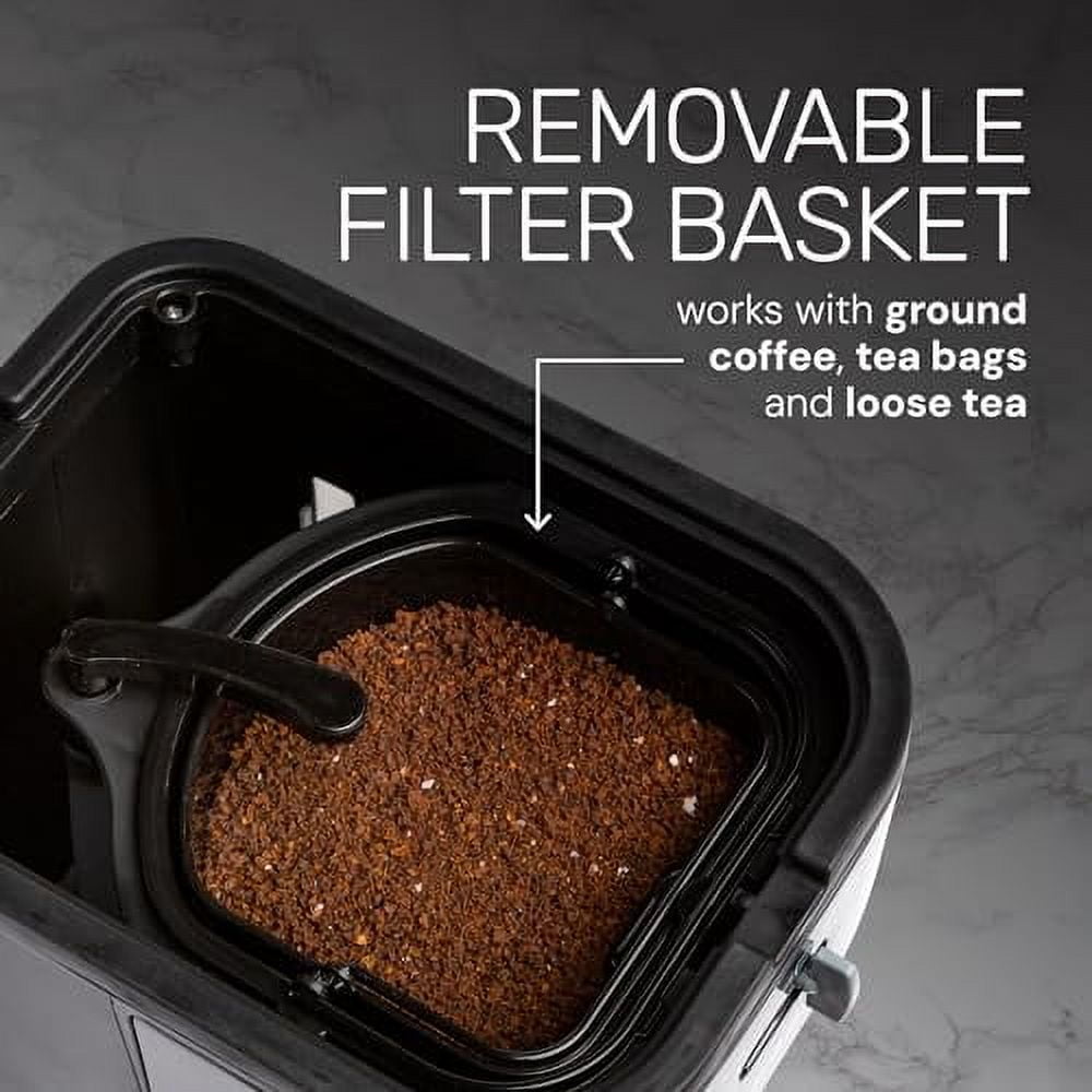 Homecraft 3-Quart Iced Coffee and Tea Maker with Filter Basket, Flavor ...