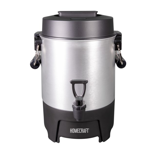 Homecraft 45-Cup Coffee & Hot Beverage Urn - Quick Brewing, Drip-Free ...